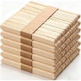 300-Piece Craft Sticks – 2026 New 4.5" Natural Wood Popsicle Sticks ...