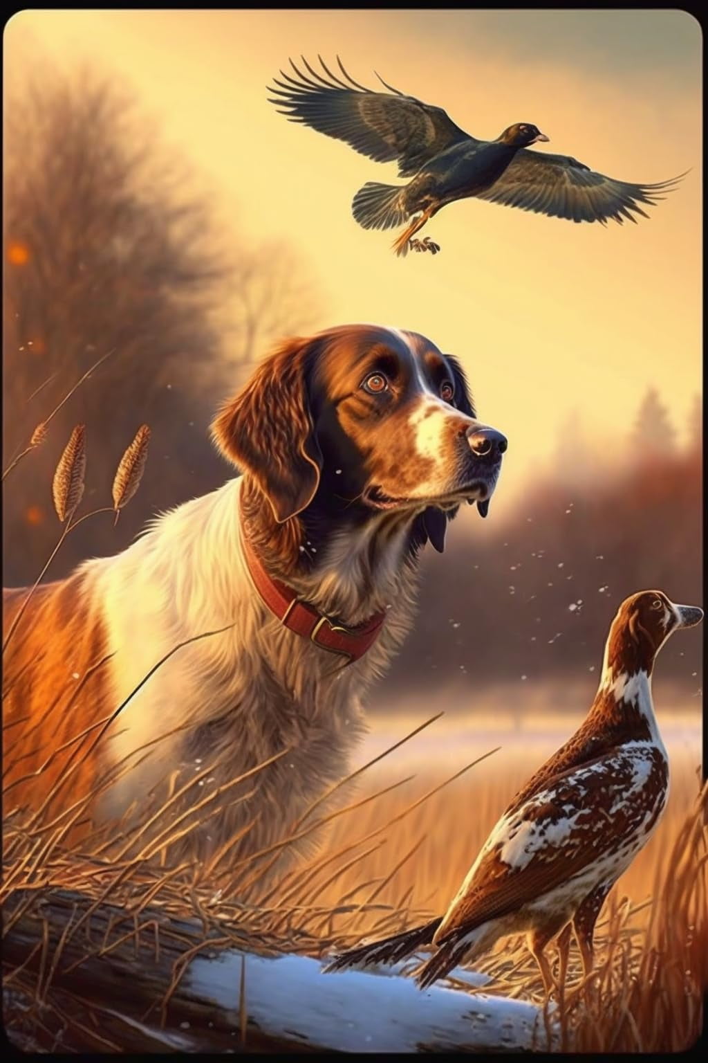 300 Piece Dogs Hunting Pheasants Wooden Jigsaw Puzzle, Challenging and ...