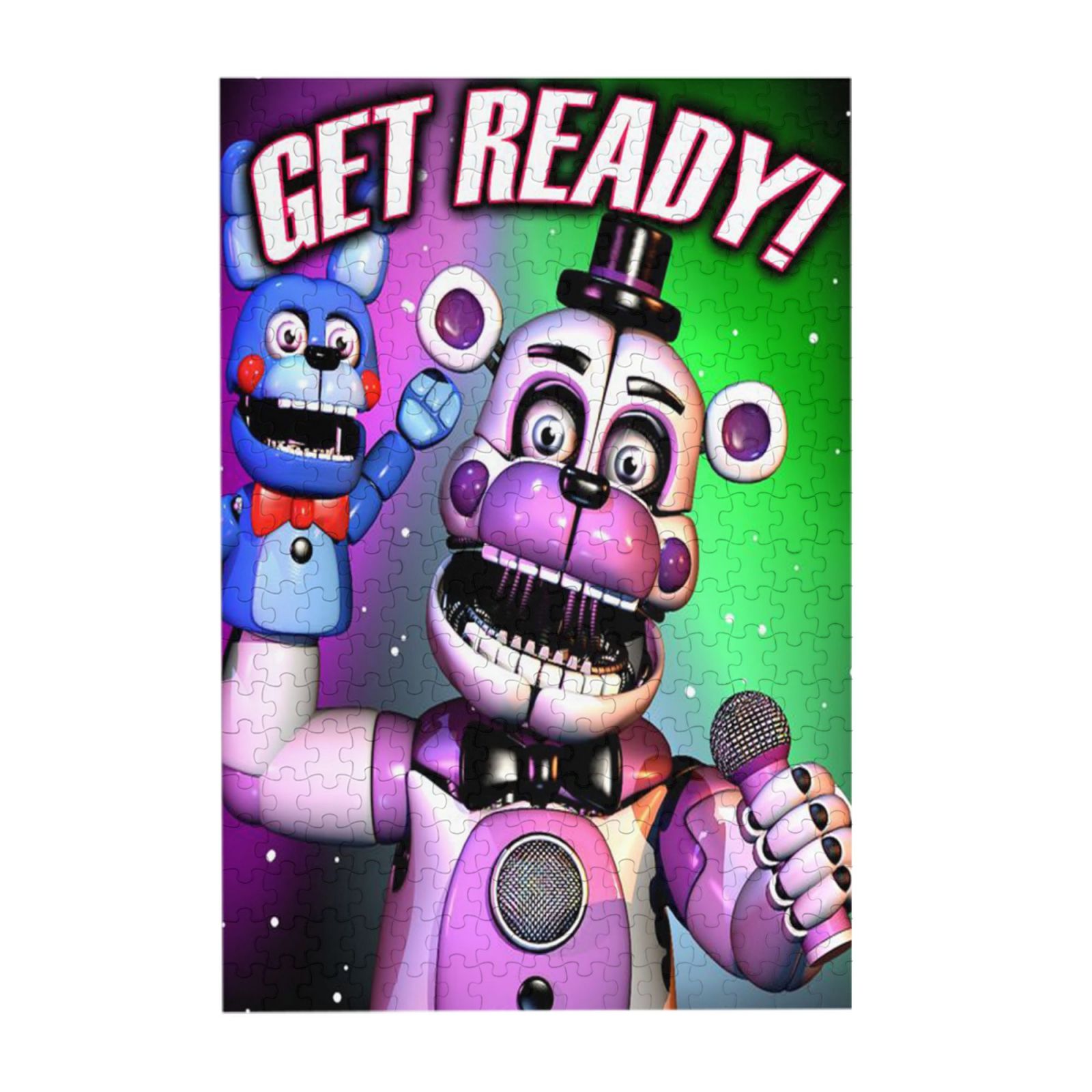 300 Piece Five Nights At Freddy's Wooden Jigsaw Puzzle, Challenging and Fun Activity ...