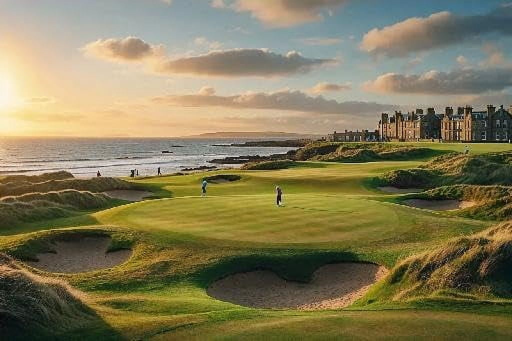 300 Piece Golf Old Course at st Andrews Scotland Old Golf Course Large ...
