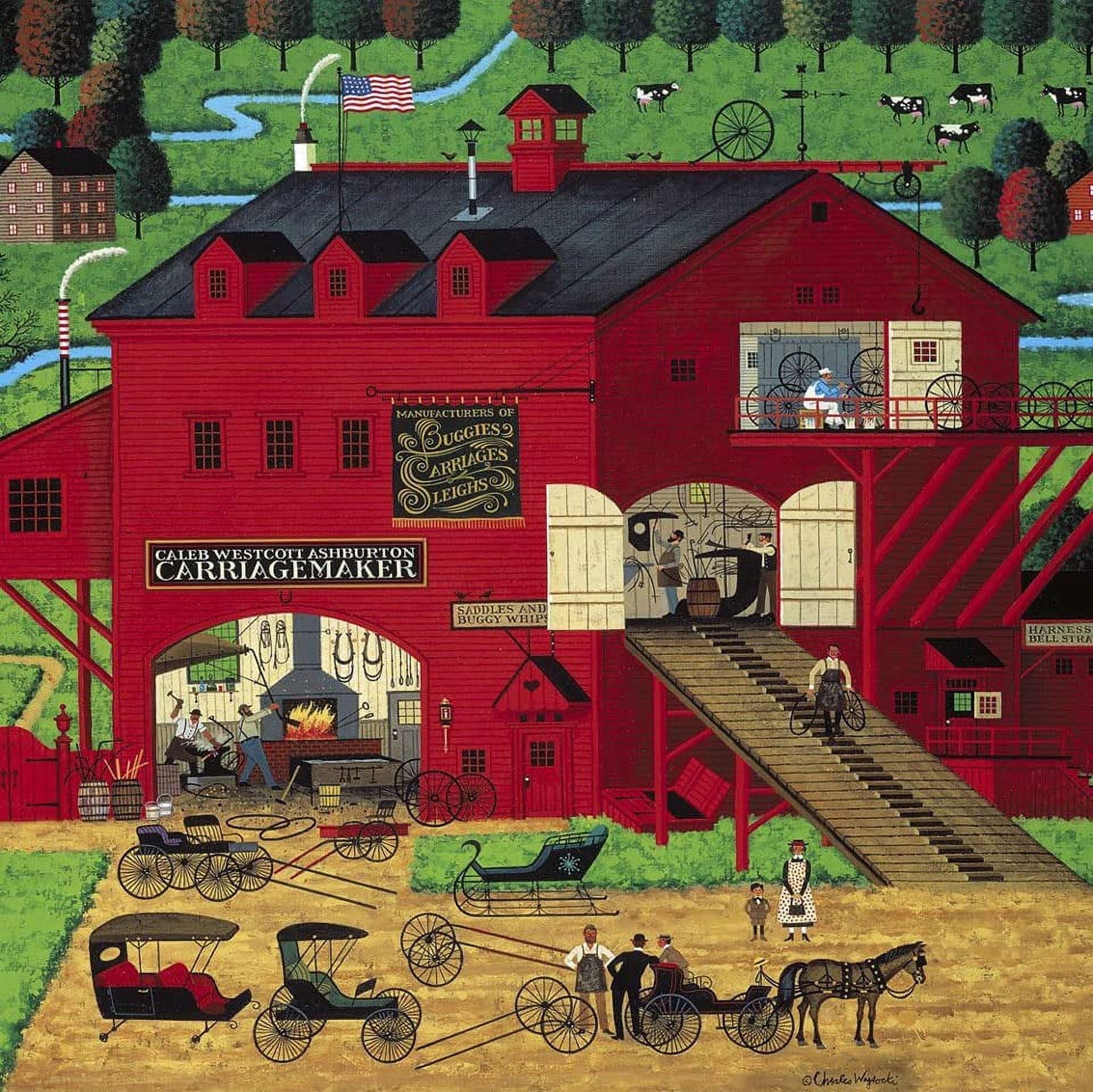 300 Piece Jigsaw Puzzle for Adults Charles Wysocki Calebs Buggy Barn ...