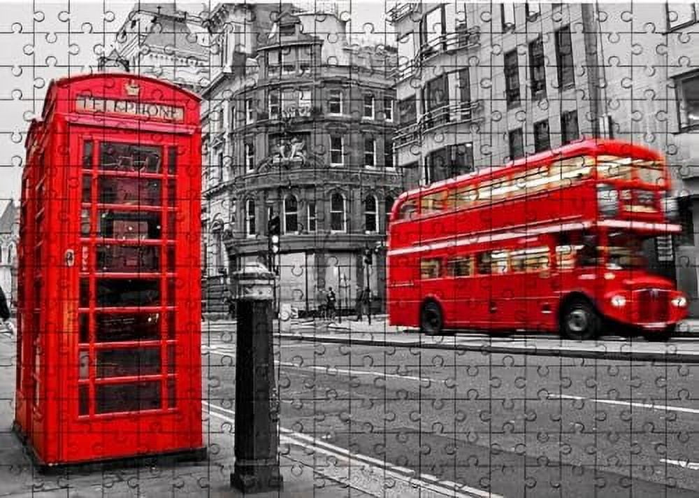 300 Piece Jigsaw Puzzle for Adults Fleet Street London Wooden Puzzle ...