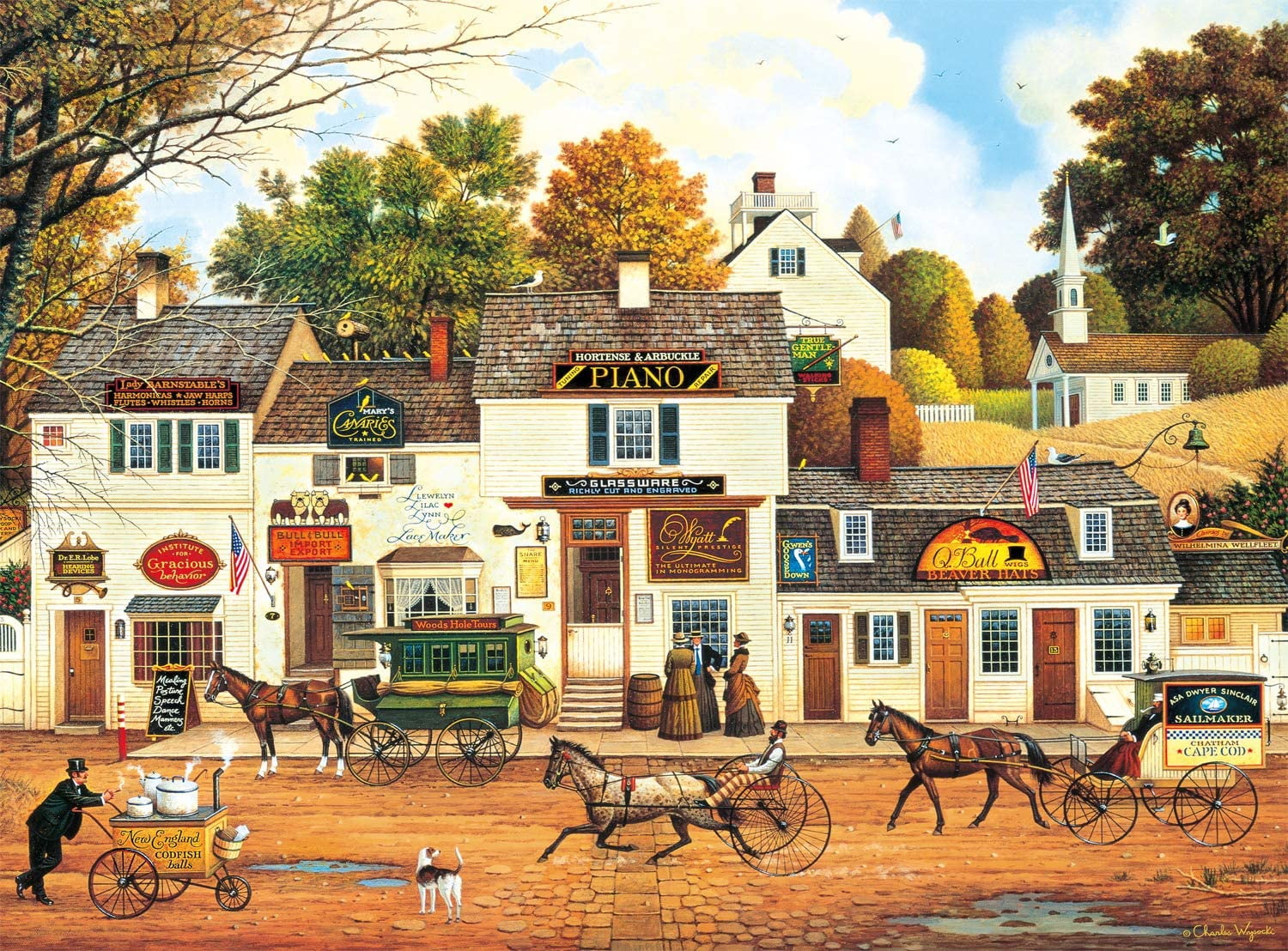 300 Piece Jigsaw Puzzle - Charles Wysocki -300 Piece Jigsaw Puzzle ...