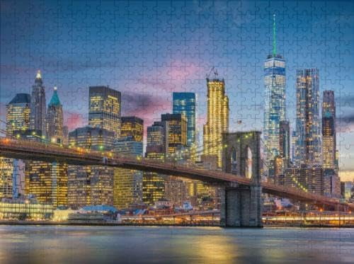 300 Piece Jigsaw Puzzle For Adults And Family New York City Skyline ...