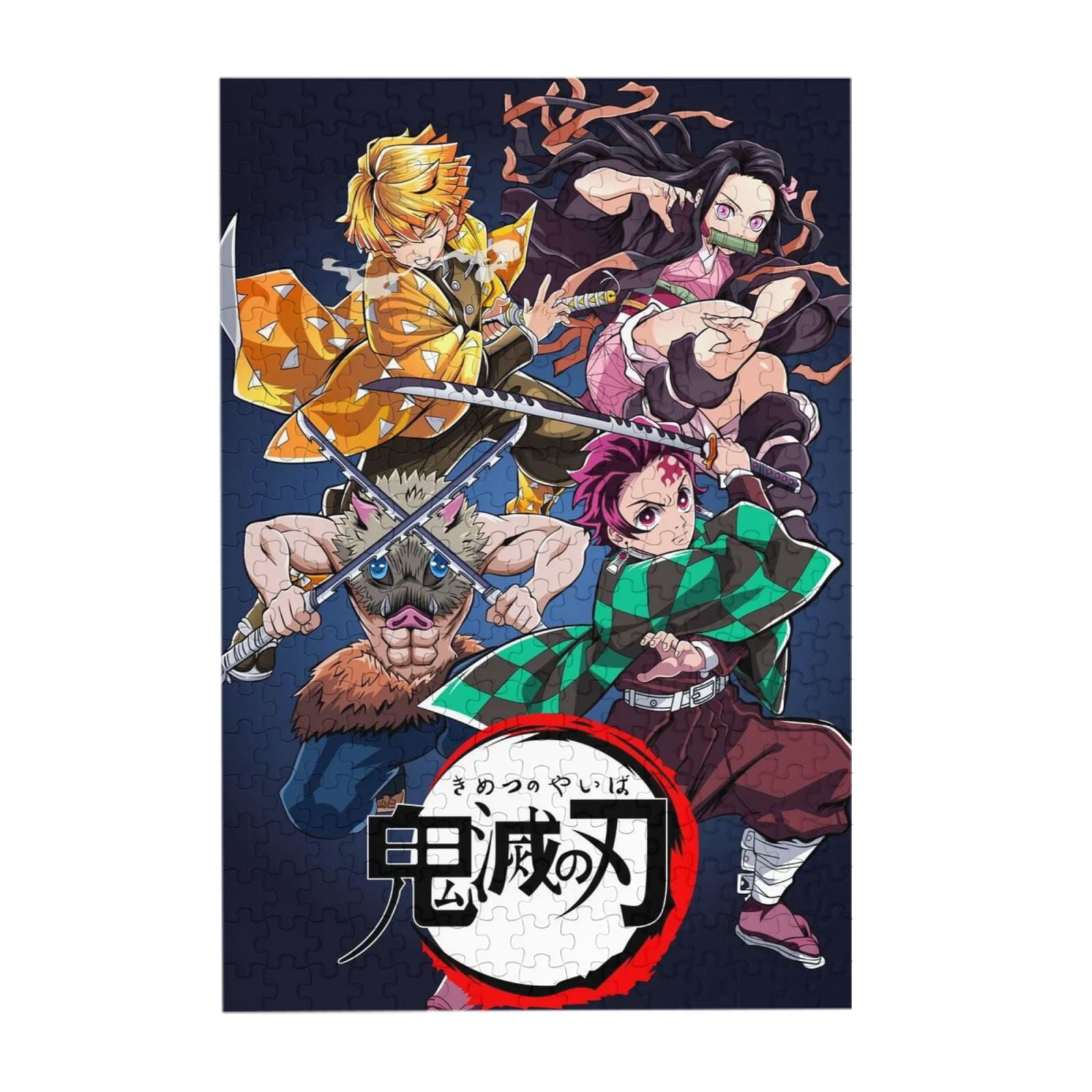 300 Piece Jigsaw Puzzle For Adults & Kids - Demon Slayer Puzzle For ...