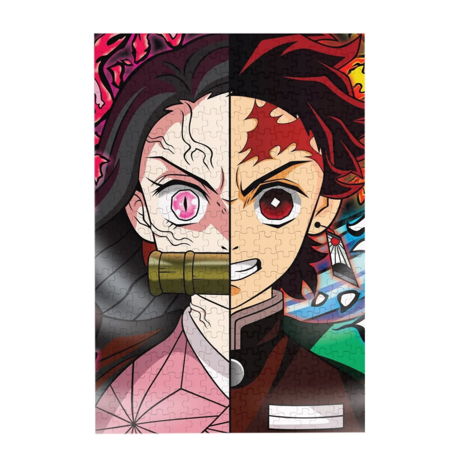 300 Piece Jigsaw Puzzle For Adults & Kids - Demon Slayer Puzzle For ...