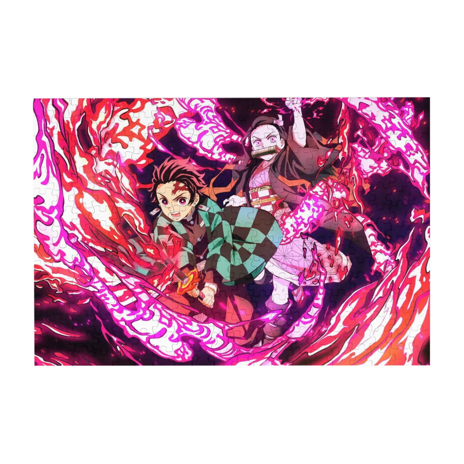 300 Piece Jigsaw Puzzle For Adults & Kids - Demon Slayer Puzzle For ...