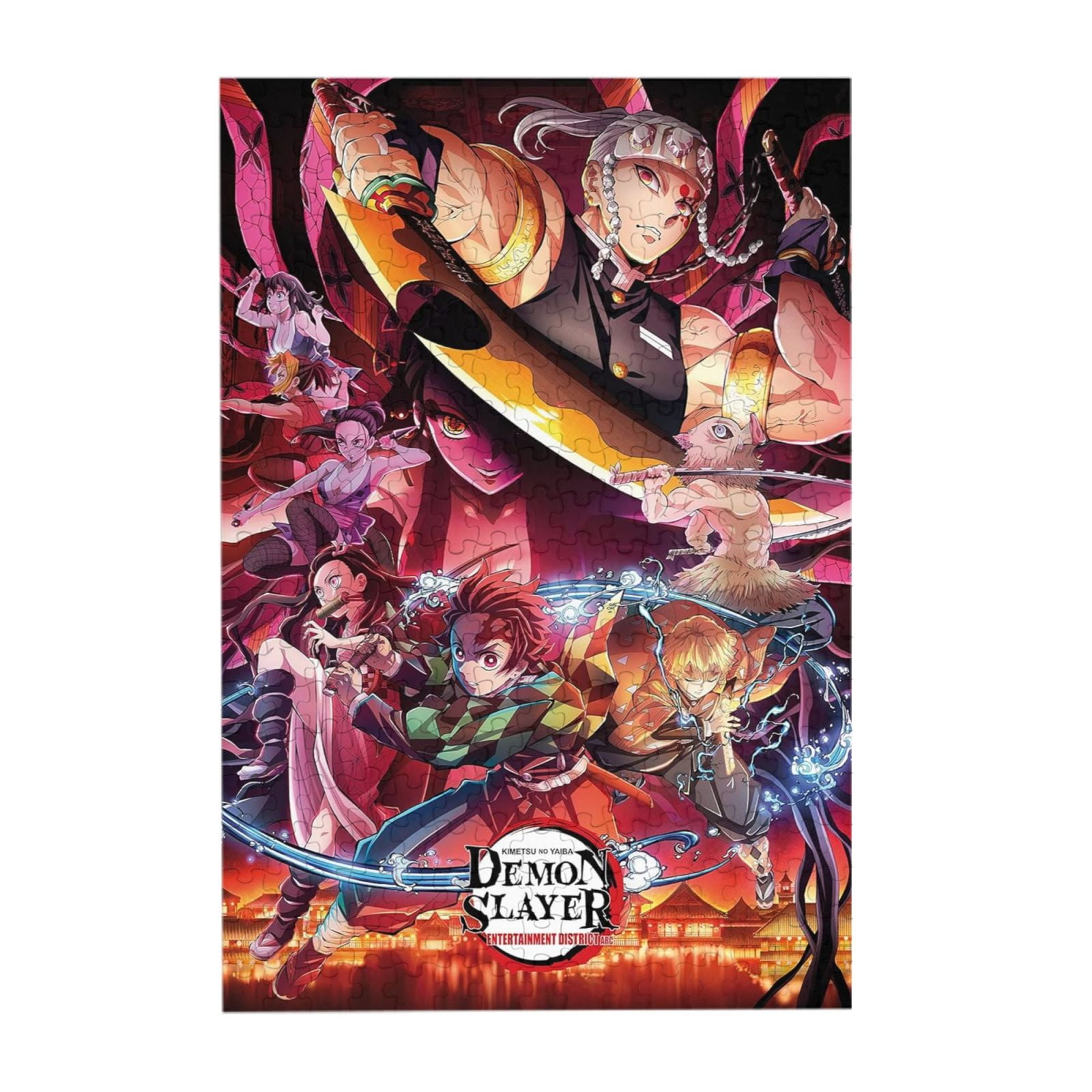 300 Piece Jigsaw Puzzle For Adults & Kids - Demon Slayer Puzzle For ...