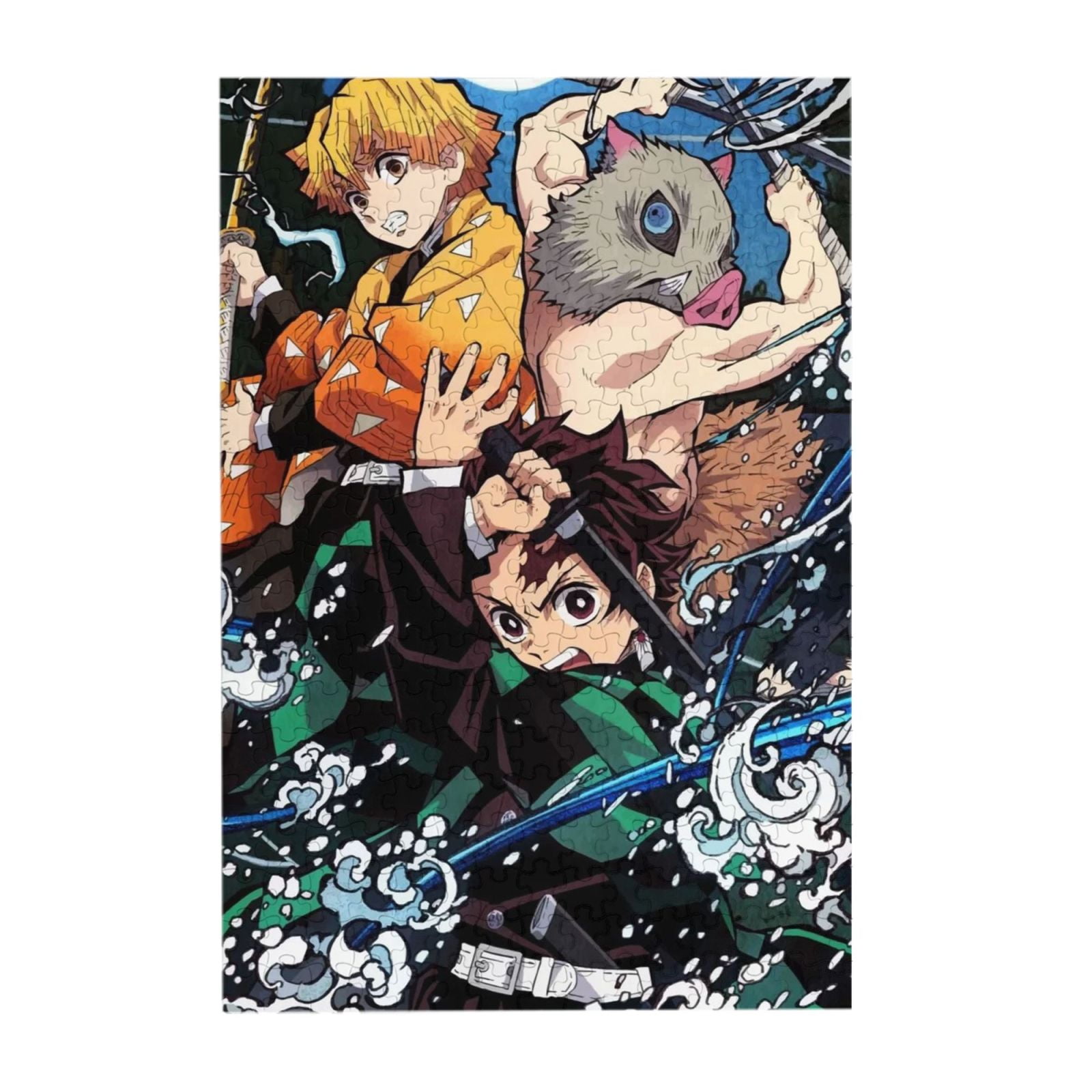 300 Piece Jigsaw Puzzle For Adults & Kids - Demon Slayer Puzzle For ...