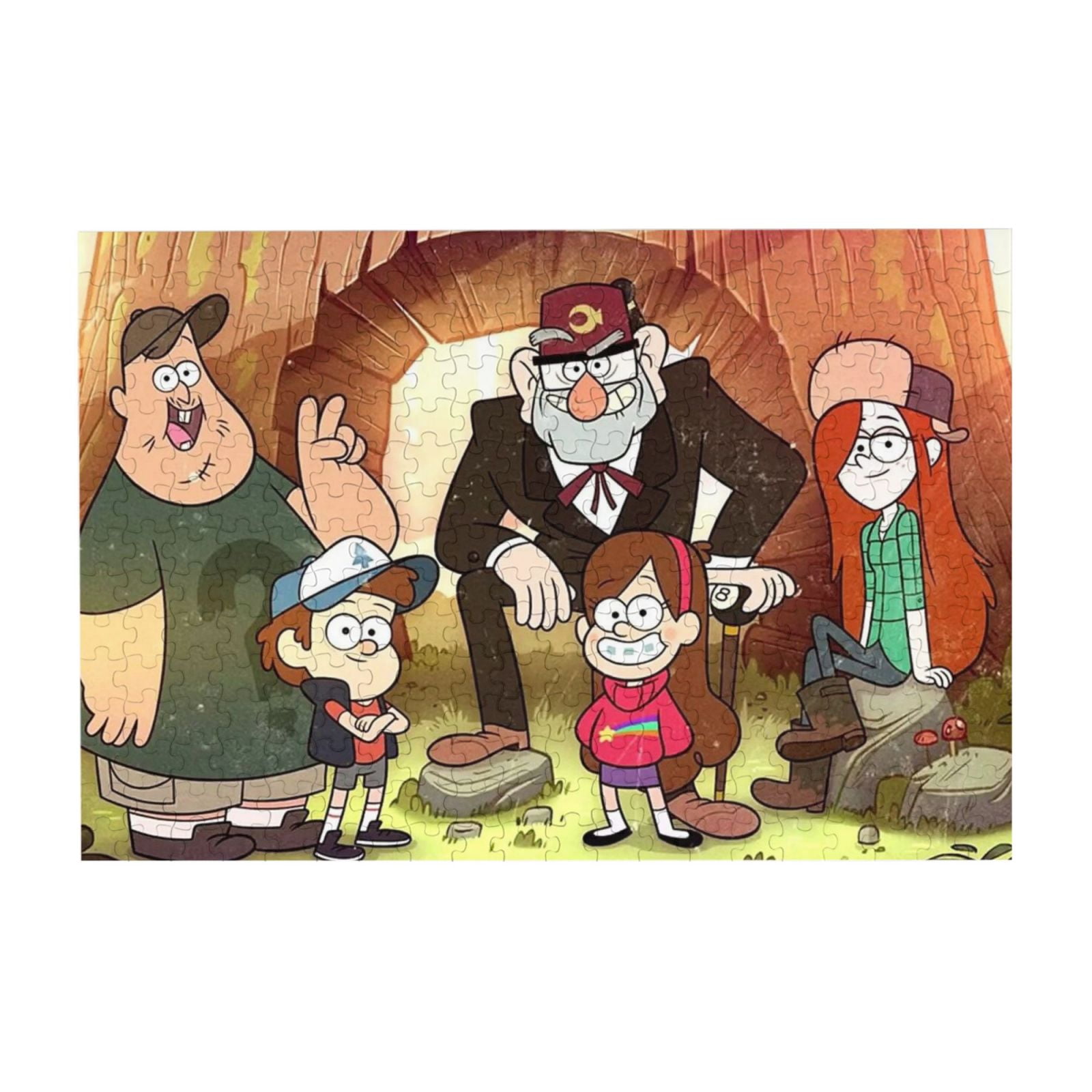 300 Piece Jigsaw Puzzle For Adults & Kids - Gravity Falls Puzzle For ...