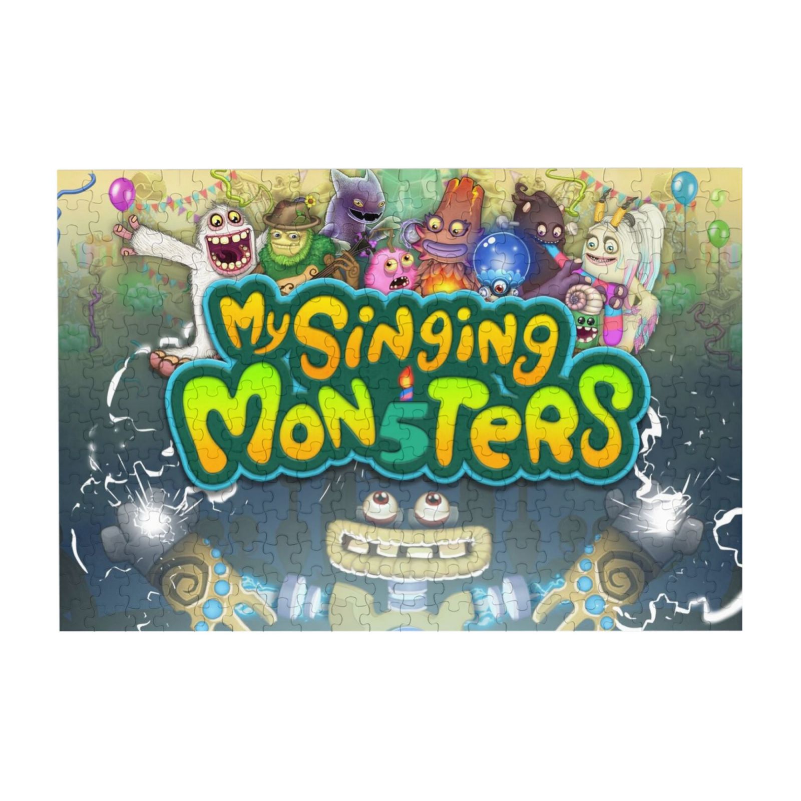 300 Piece Jigsaw Puzzle For Adults & Kids - My Singing Monsters Puzzle ...