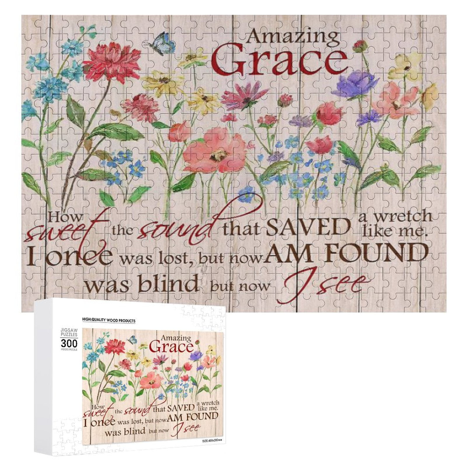 300 Piece Jigsaw Puzzle for Adults and Families - Amazing Grace Funny ...