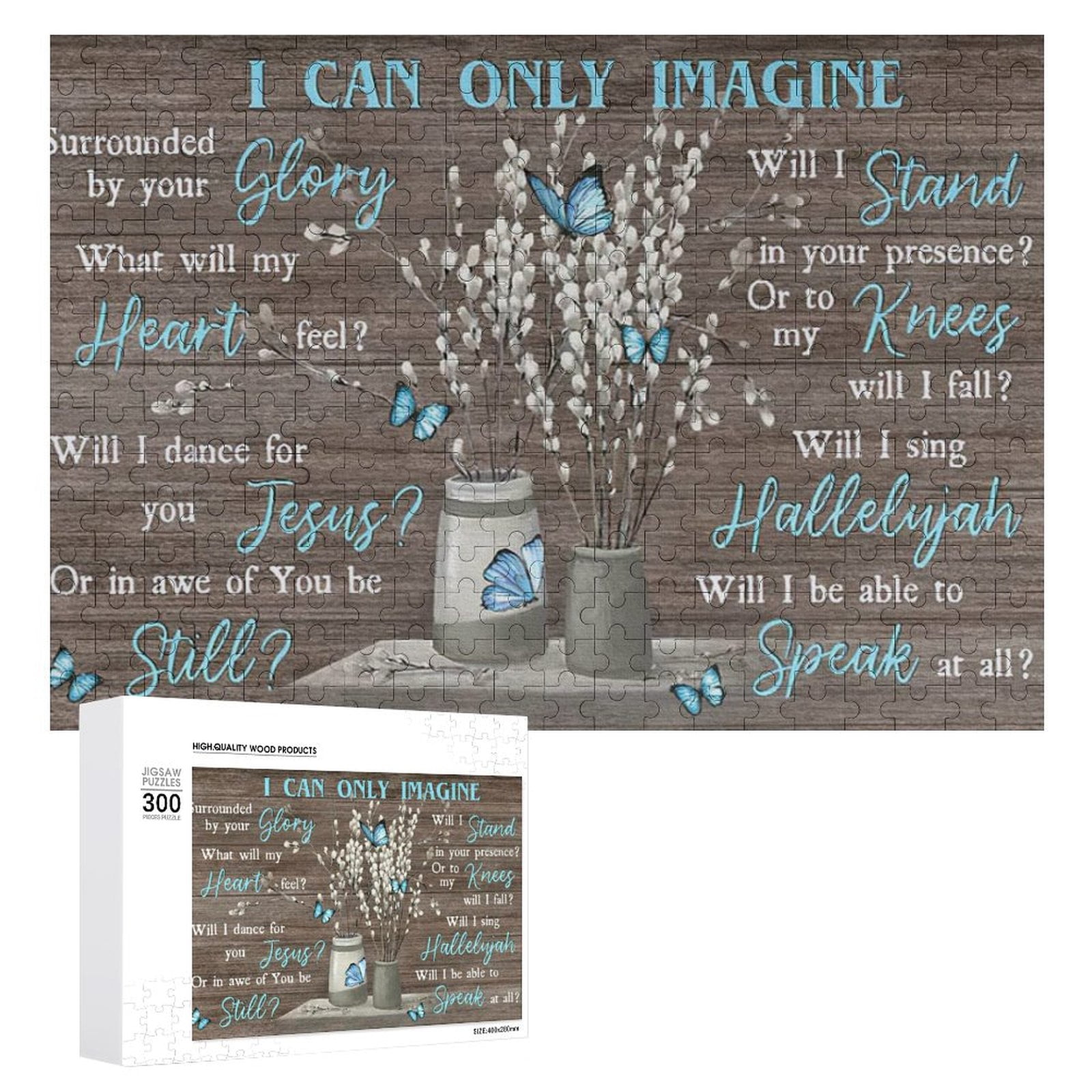 300 Piece Jigsaw Puzzles for Adults and Kids - I Can Only Imagine ...