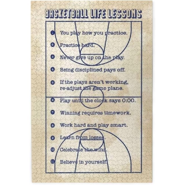 300 Piece Jigsaw Puzzles Basketball Playerss Basketball Life Lessonss ...