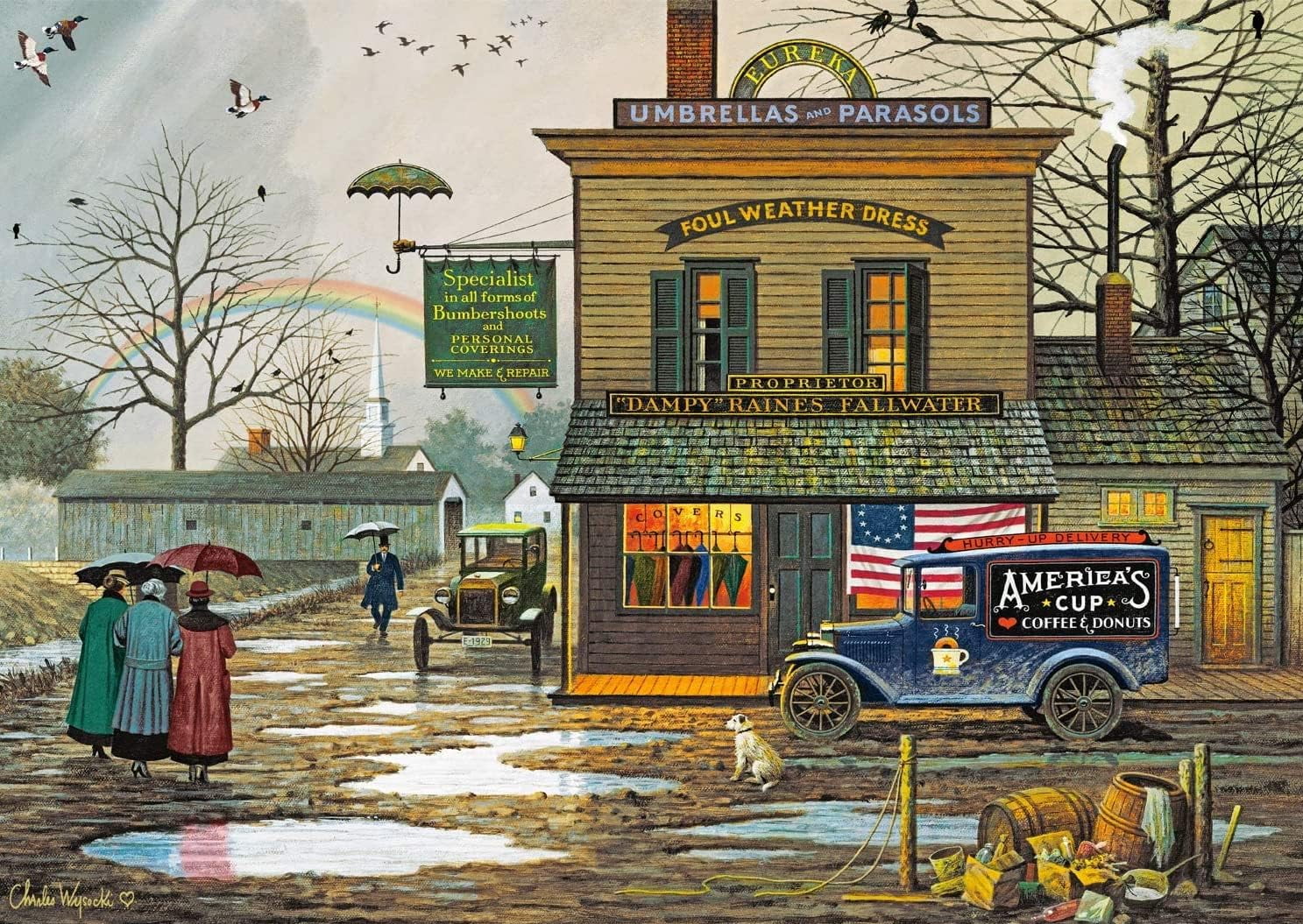 300 Piece Jigsaw Puzzles for Kids & Adults Charles Wysocki - Dampy ...