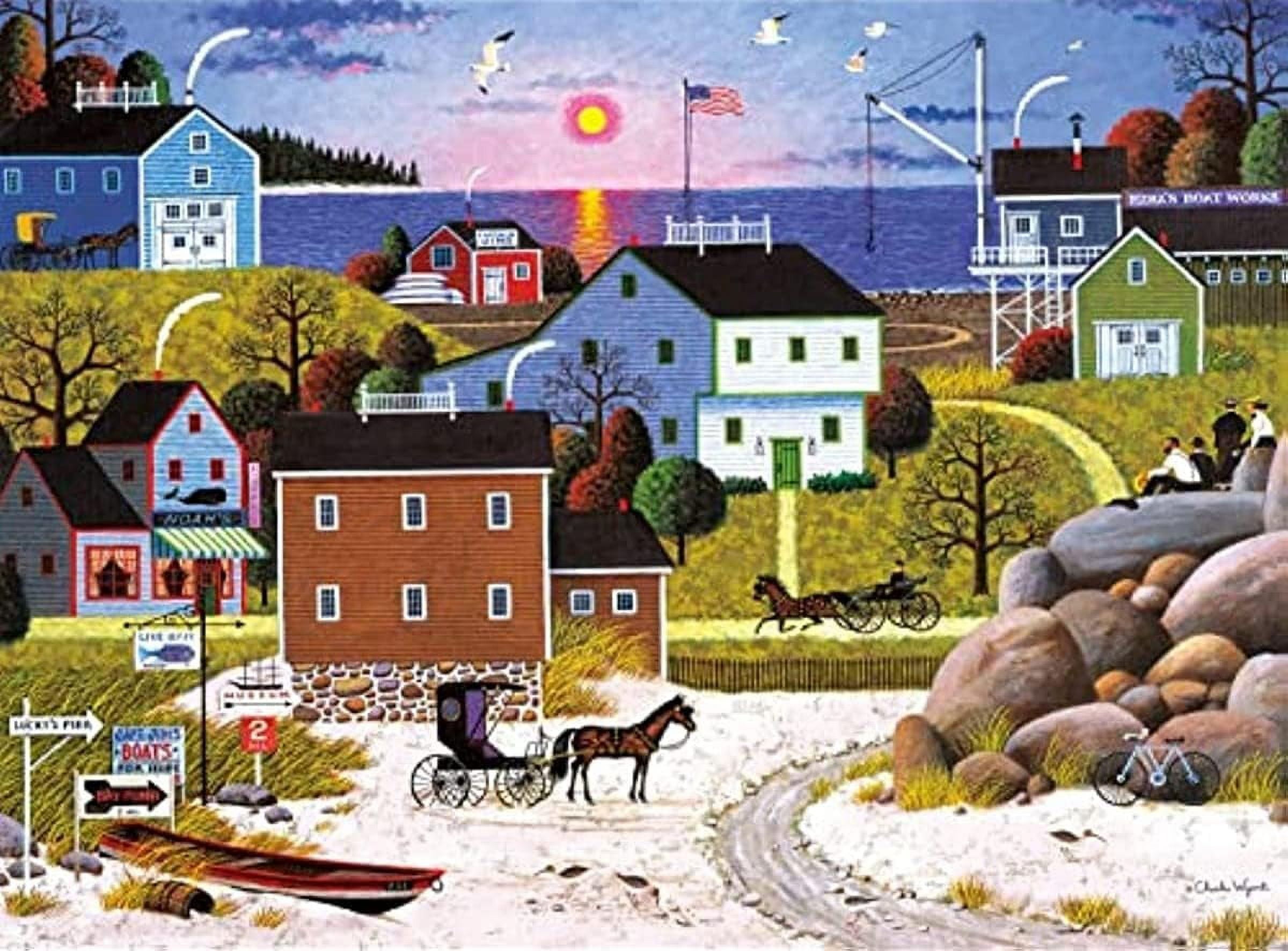 300 Piece Jigsaw Puzzles Teens Charles Wysocki Cat Fun Game Props ...