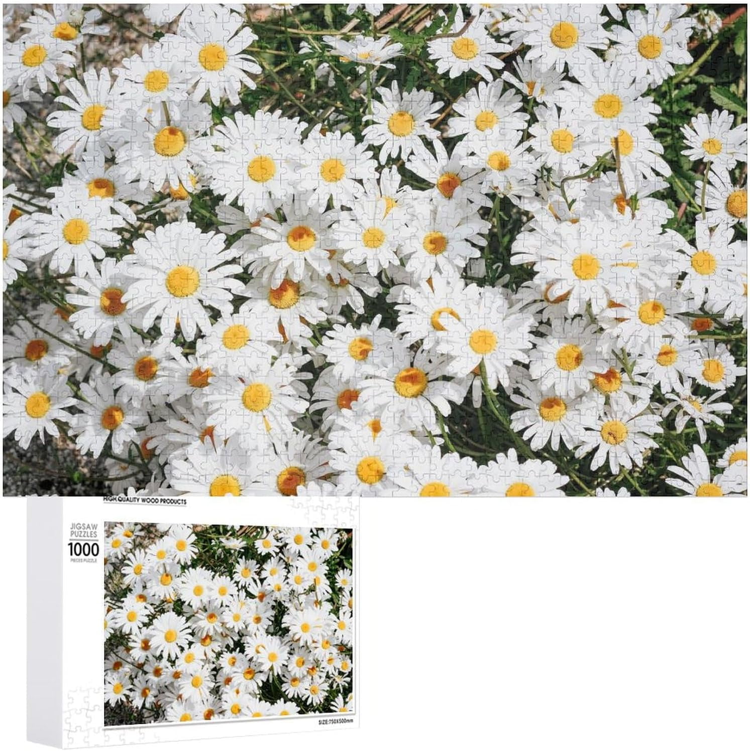 300 Piece Jigsaw Puzzles White Daisy Flowers Jigsaw Puzzles Holiday ...