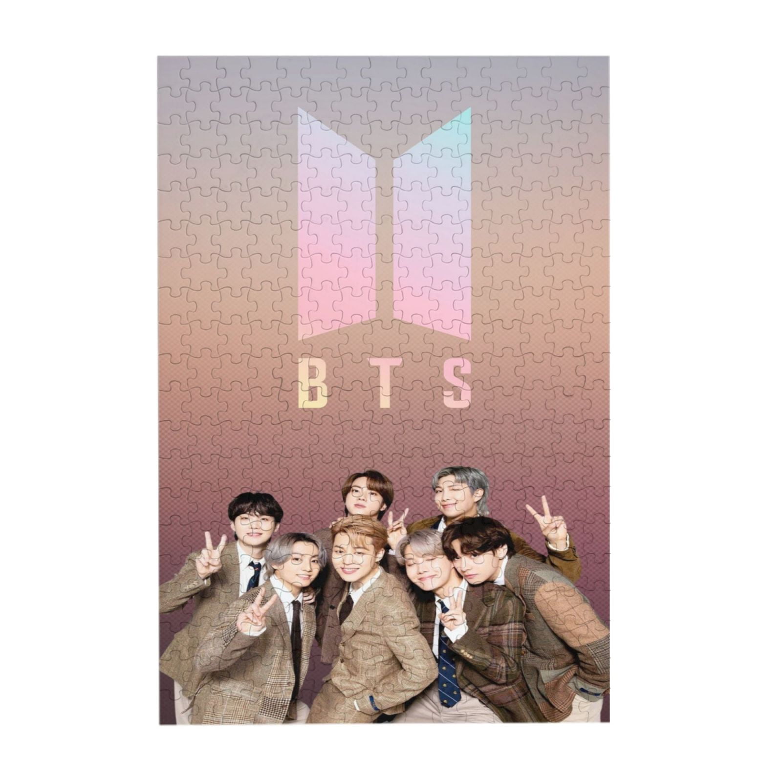 300 Piece K-Pop BTS Wooden Jigsaw Puzzle, Challenging and Fun Activity ...