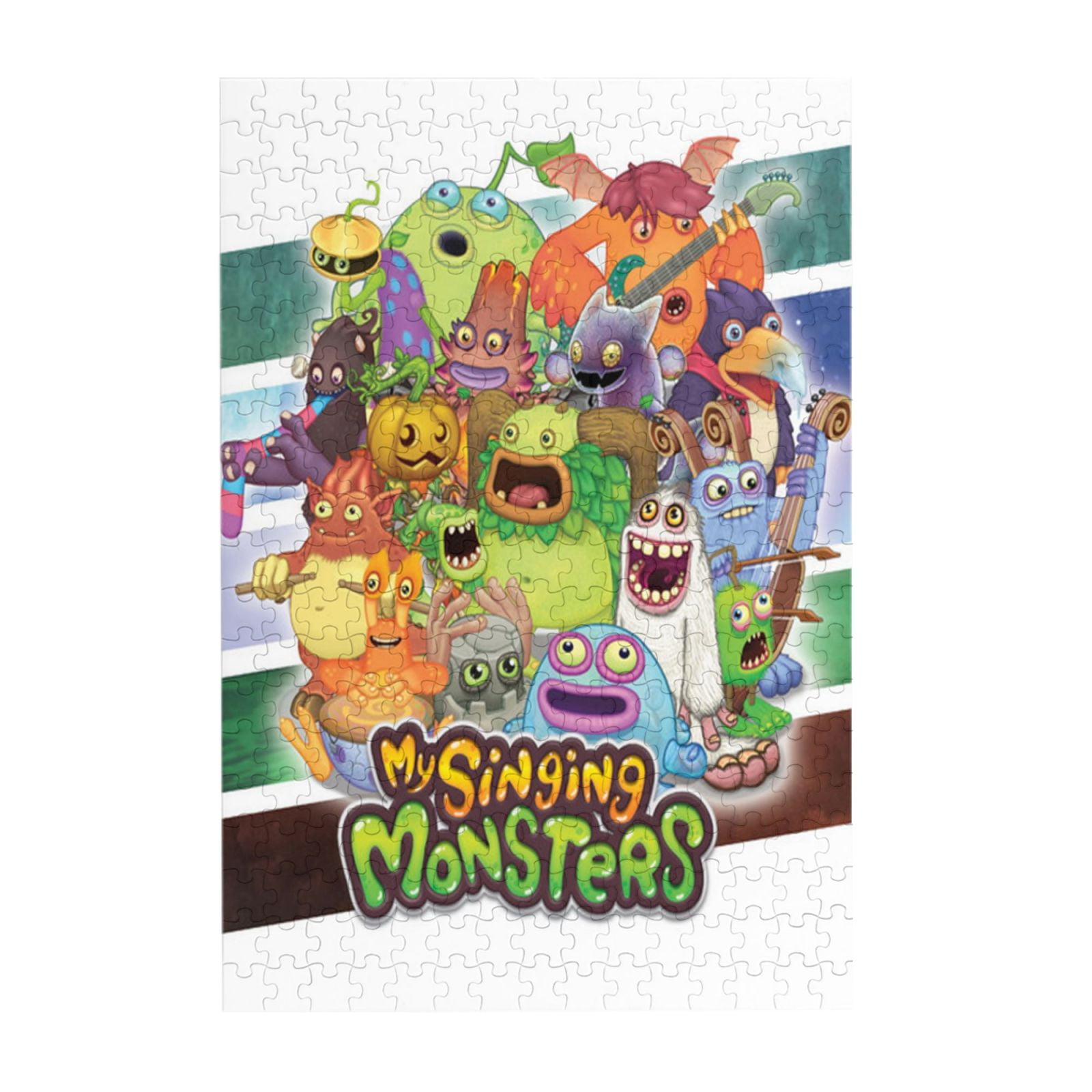 300 Piece My Singing Monster Wooden Jigsaw Puzzle, Challenging and Fun ...