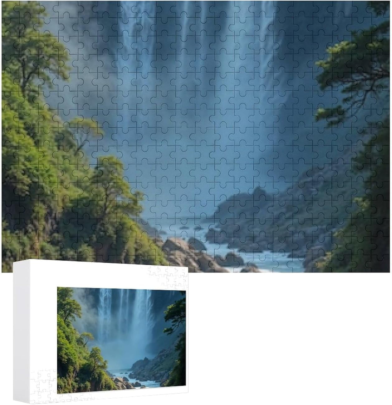 300 Piece Puzzle for Adults Stunning Waterfall Landscape (3 ...