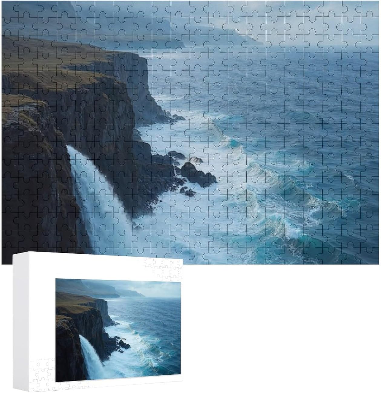 300 Piece Puzzle for Adults Stunning Waterfall Landscape (7 ...