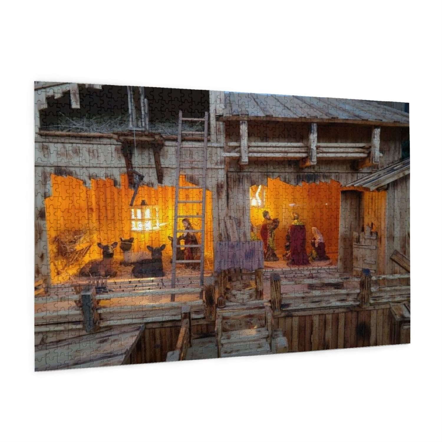 300 Piece Puzzle for Adults and Kids - Christ in Stable Nativity Jigsaw ...
