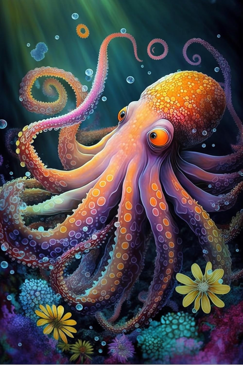 300 Piece Puzzles for Adults, Octopus Family Safe Wooden DIY Puzzle ...