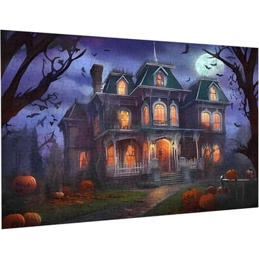 Eurographics: 3D Puzzle: Haunted House - 1100 Pieces - Halloween Adult ...