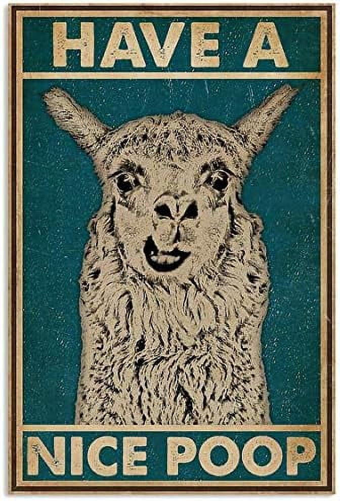 300 Piece Wooden Puzzle for Adults Have A Nice Poop Llama Jigsaw Puzzle ...