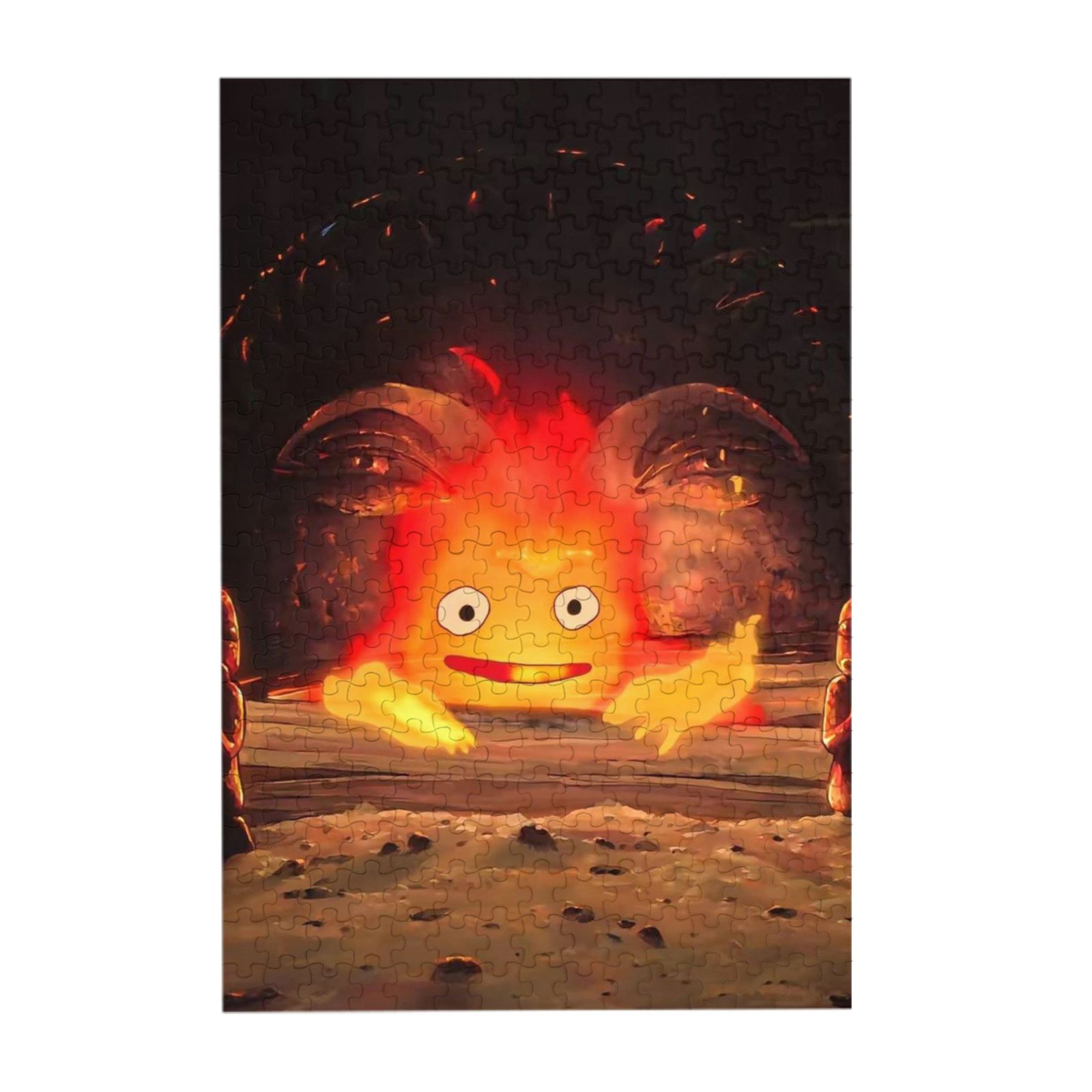 300 Piece Wooden Puzzles Howls Moving Castl Fire Jigsaw Puzzles for ...