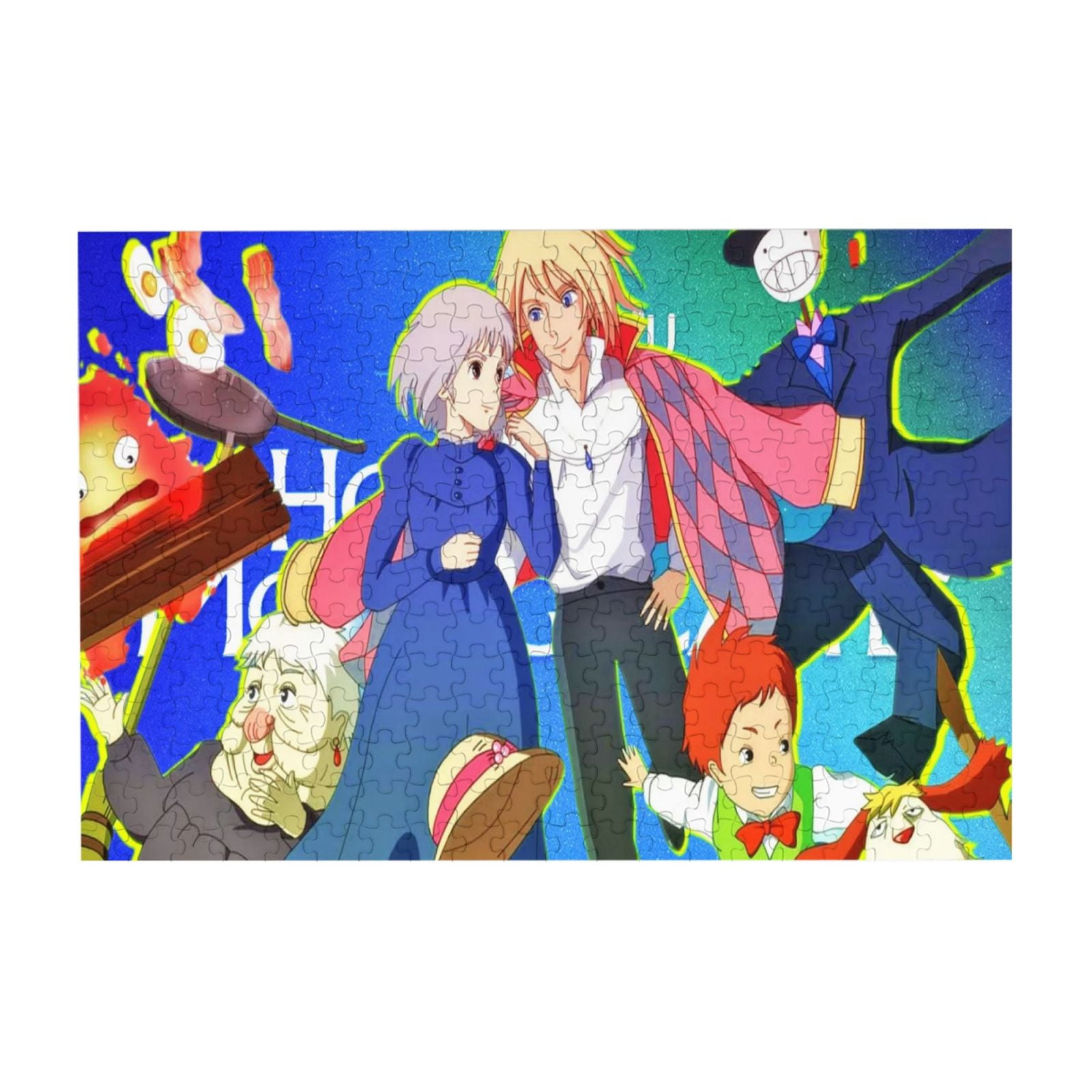 300 Piece Wooden Puzzles Howls Moving Castl Jigsaw Puzzles for Adults ...