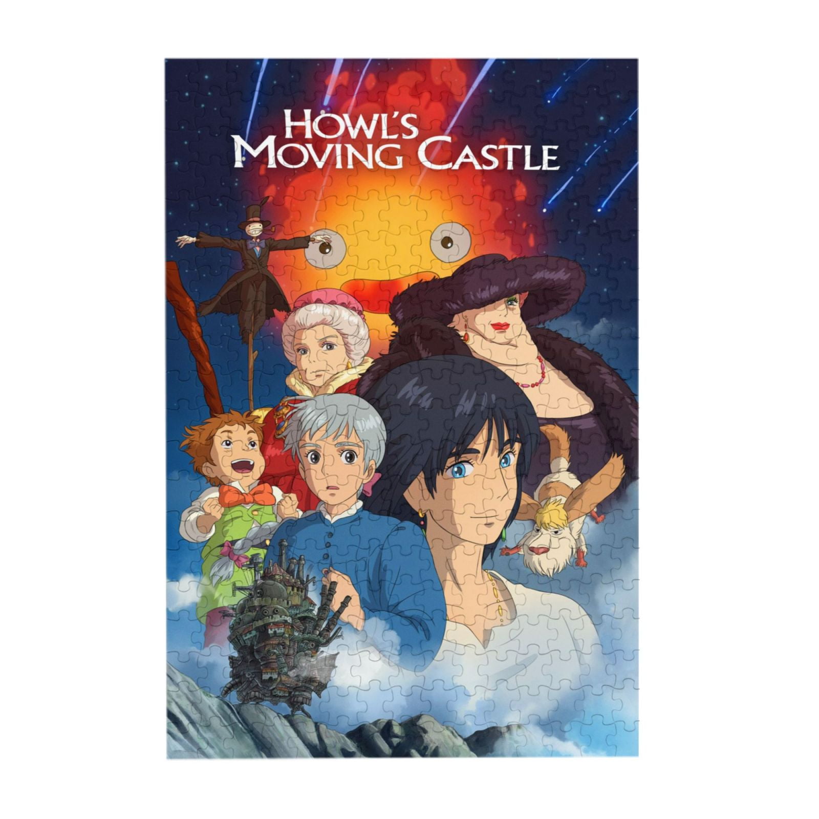 300 Piece Wooden Puzzles Howls Moving Castl Jigsaw Puzzles for Adults ...