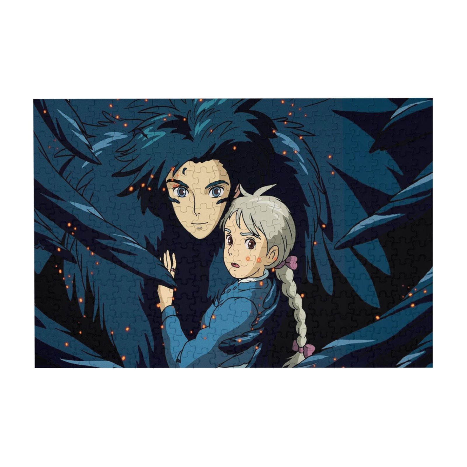 300 Piece Wooden Puzzles Howls Moving Castl Jigsaw Puzzles for Adults ...