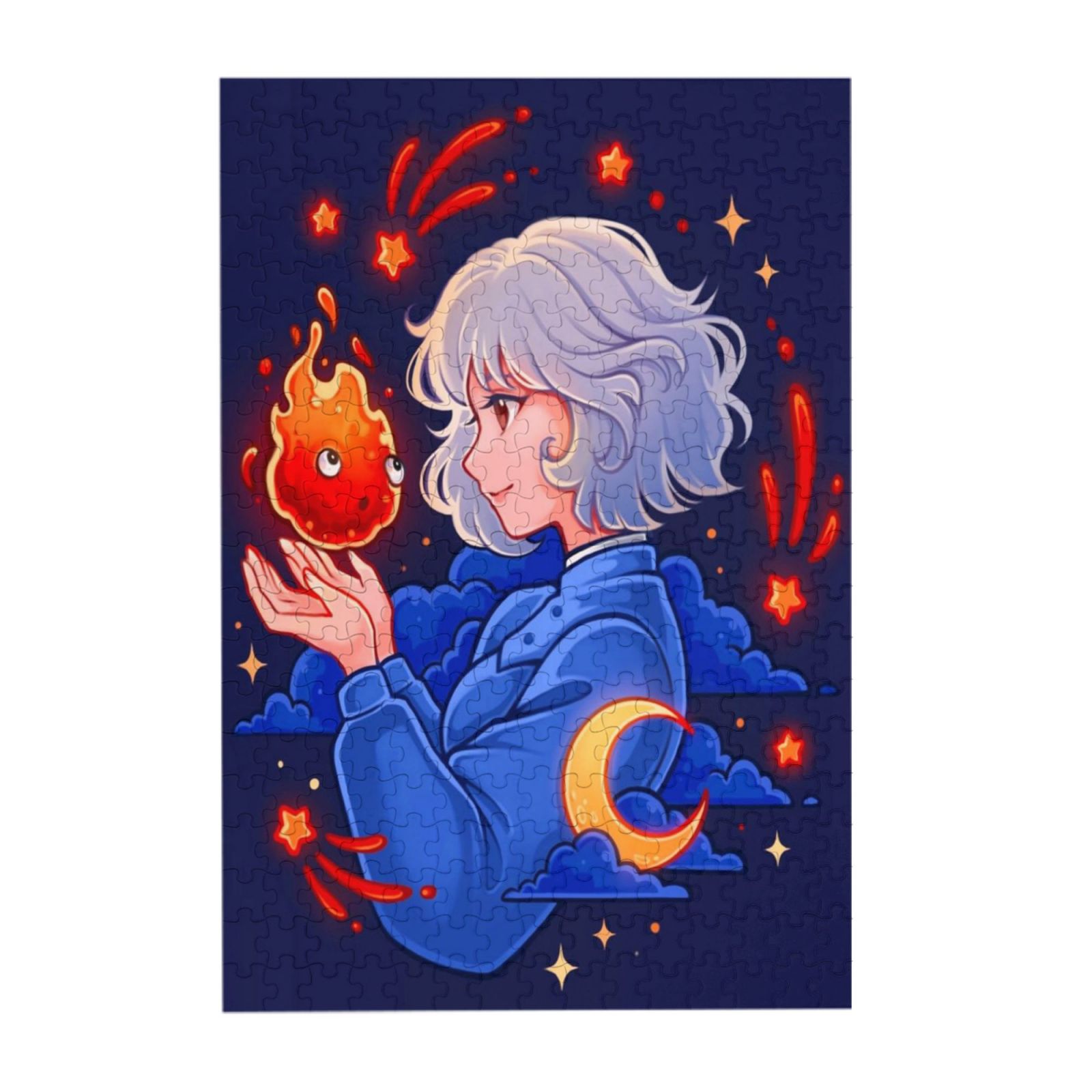 300 Piece Wooden Puzzles Howls Moving Castl Jigsaw Puzzles for Adults ...