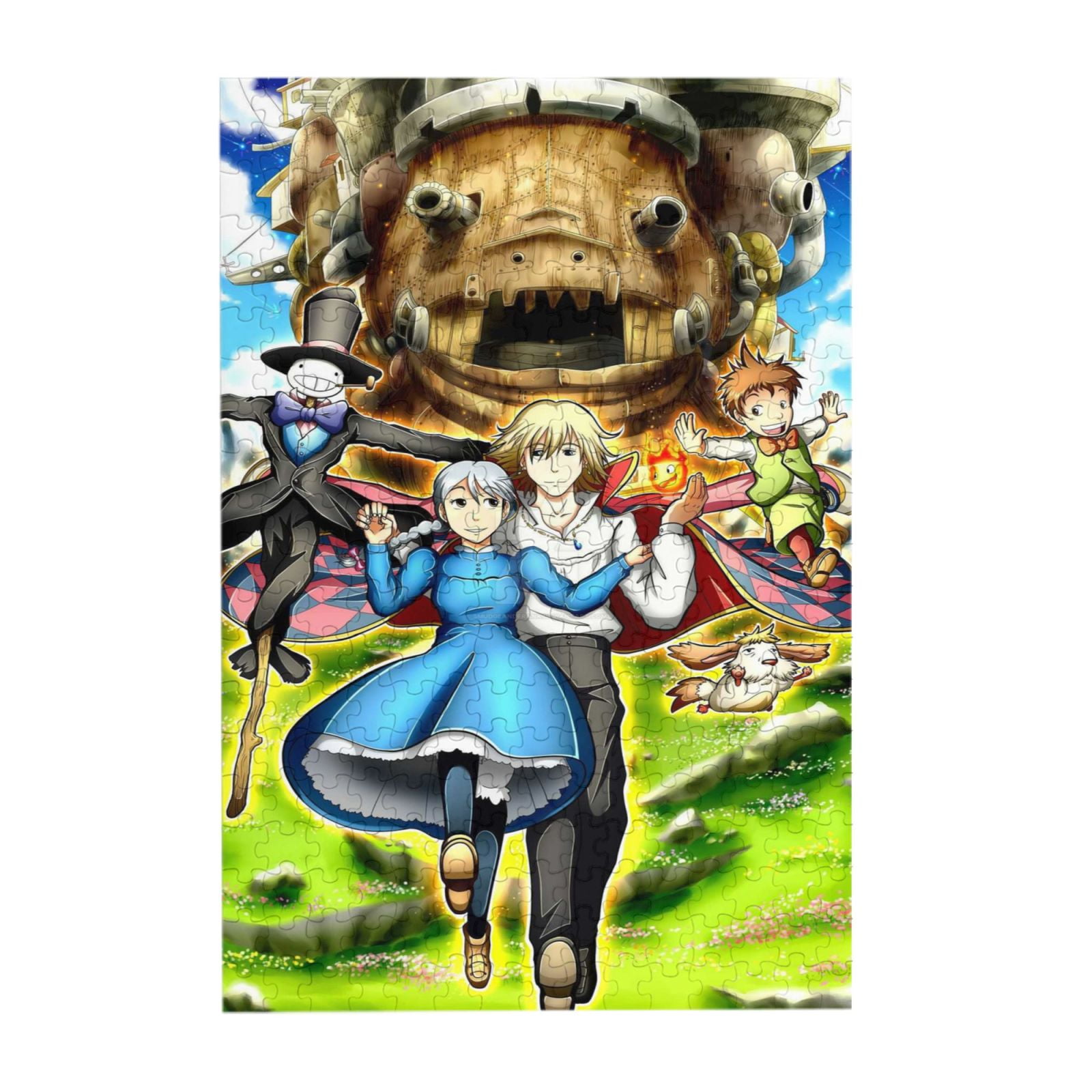 300 Piece Wooden Puzzles Howls Moving Castl Jigsaw Puzzles for Adults ...