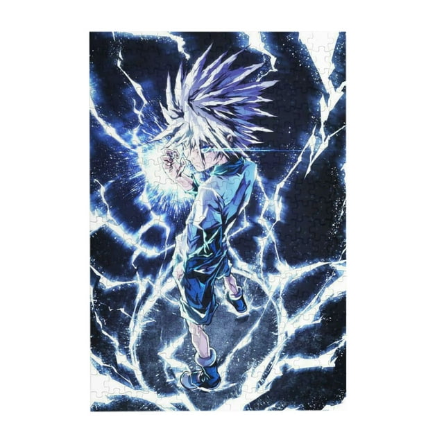 300 Piece Wooden Puzzles Hunter X Hunter Killua Lightning Jigsaw Puzzles for Adults Kids ...
