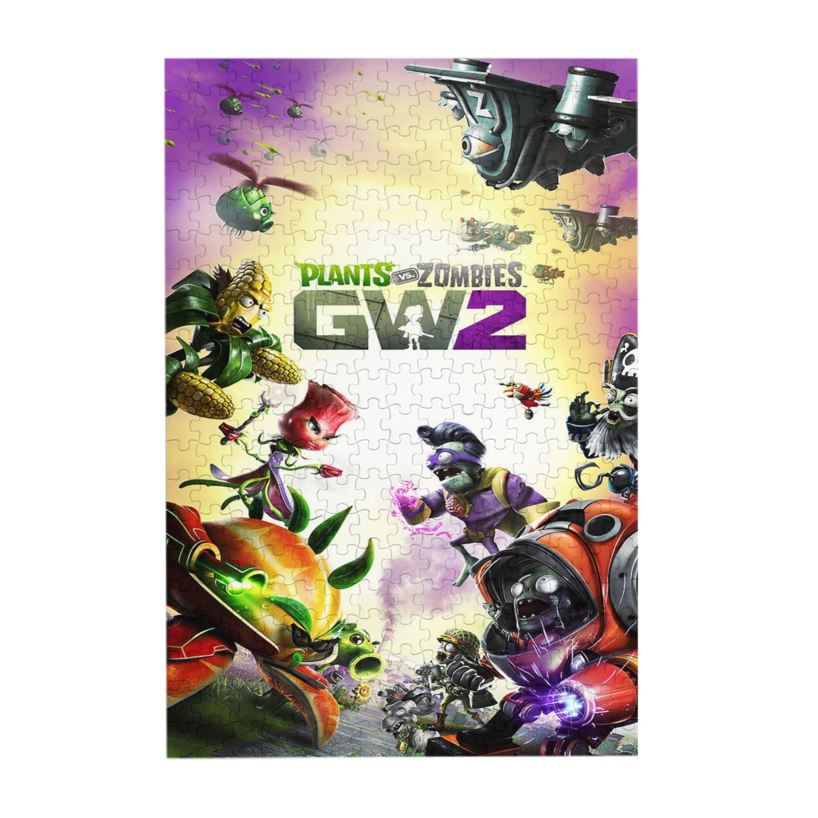 300 Piece Wooden Puzzles Plants vs Zombi-e Jigsaw Puzzles for Adults ...