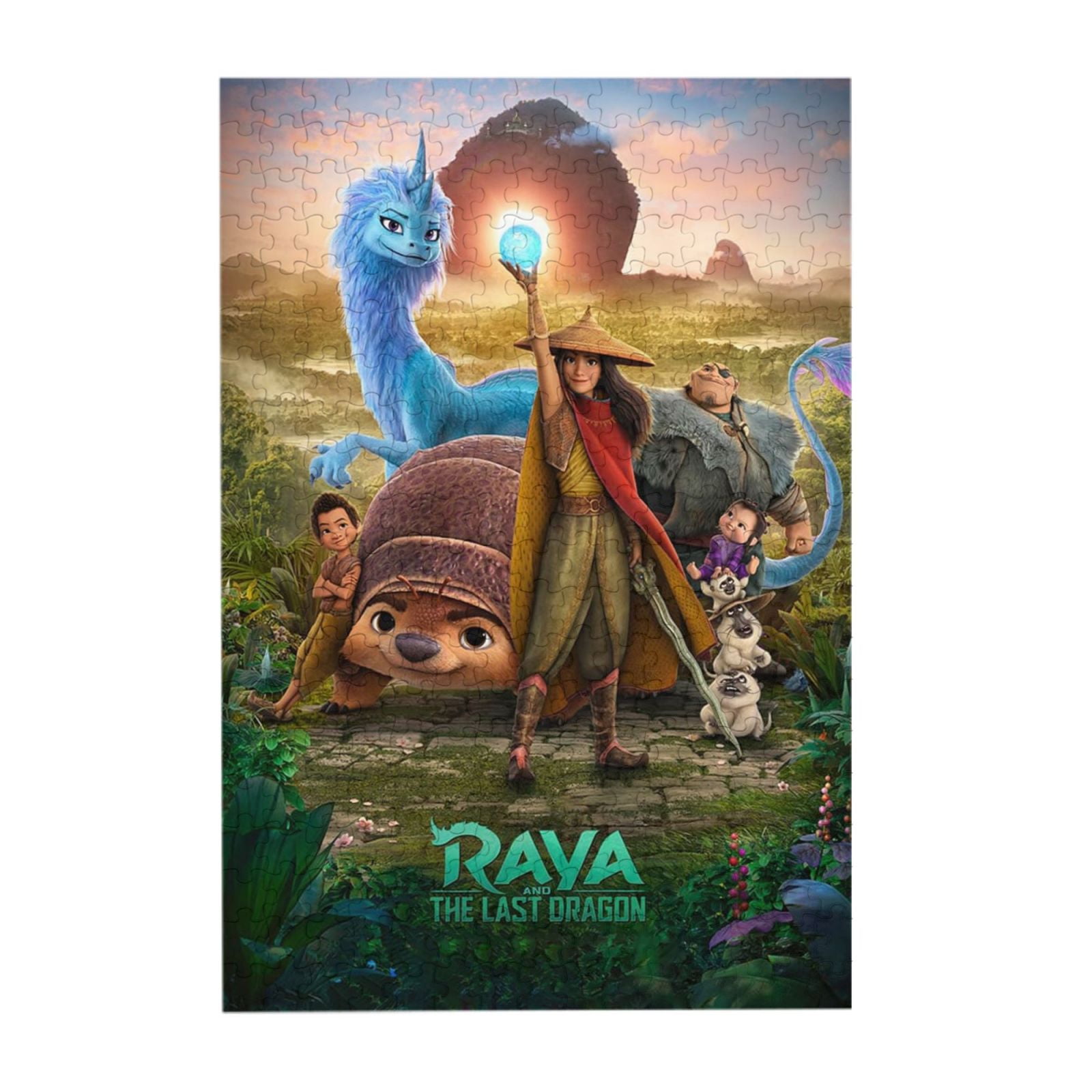 300 Piece Wooden Puzzles Raya and Last Drago Jigsaw Puzzles for Adults ...