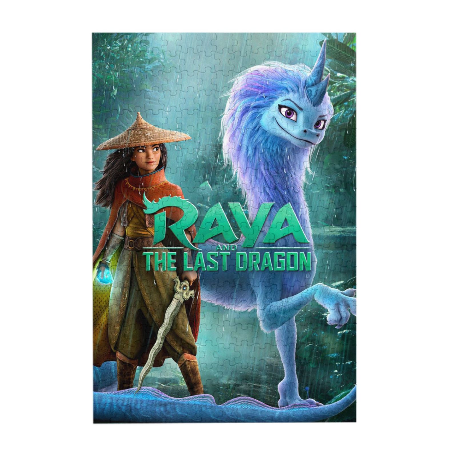 300 Piece Wooden Puzzles Raya and Last Drago Jigsaw Puzzles for Adults ...