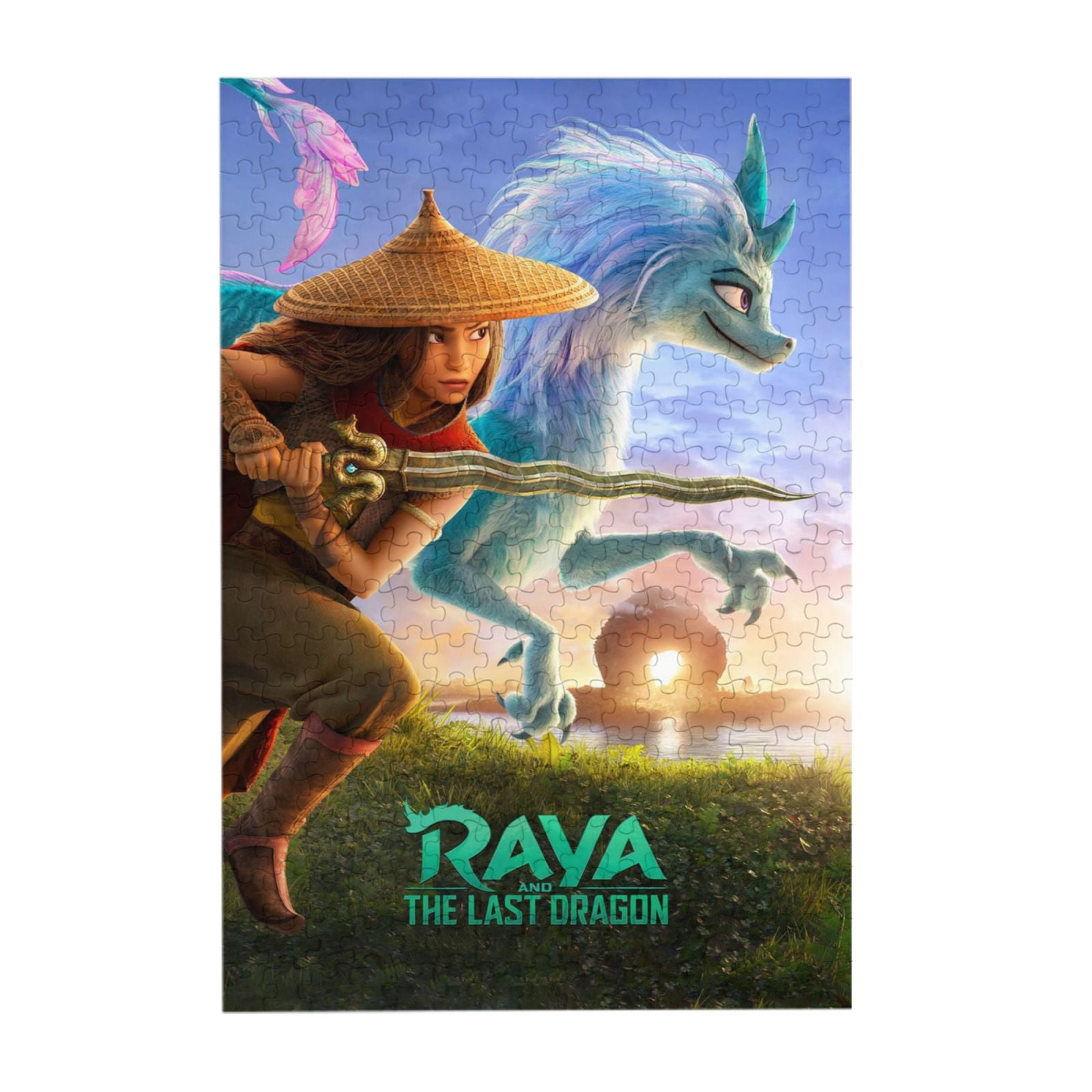 300 Piece Wooden Puzzles Raya and Last Drago Jigsaw Puzzles for Adults ...