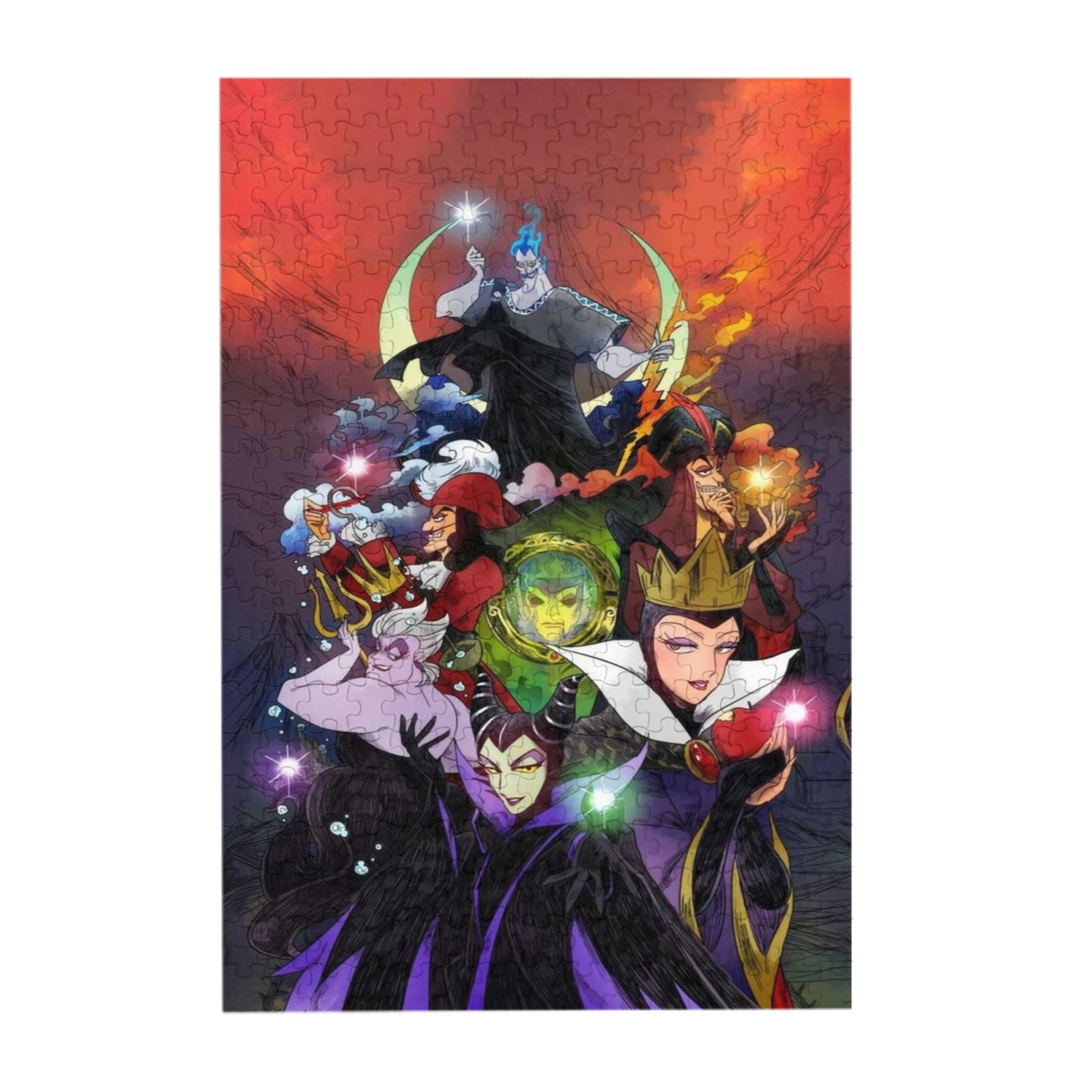 300 Piece Wooden Puzzles Vill-ain Bad Witche Jigsaw Puzzles for Adults ...