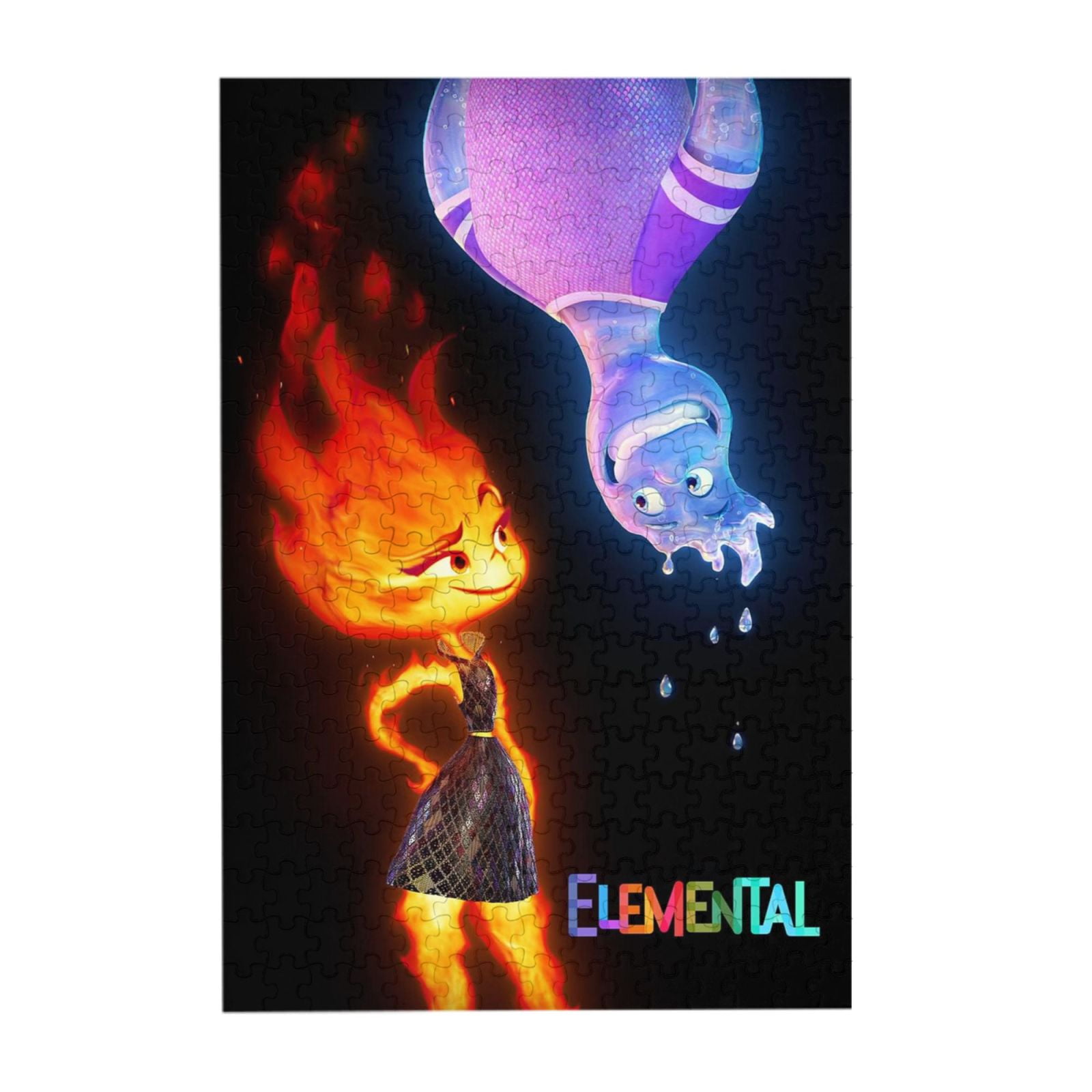 300 Piece Wooden Puzzles Water Fire Elementa Jigsaw Puzzles for Adults ...