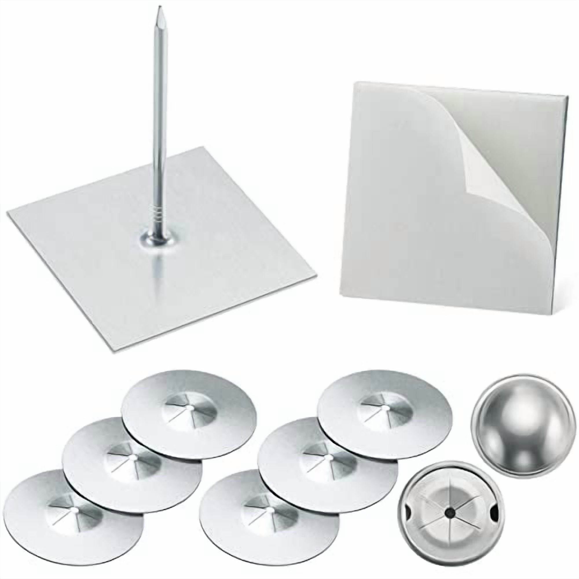 300 Pieces/ 100 Set Perforated Self Stick Insulation Pins 2-1/2 Inch, 1 ...