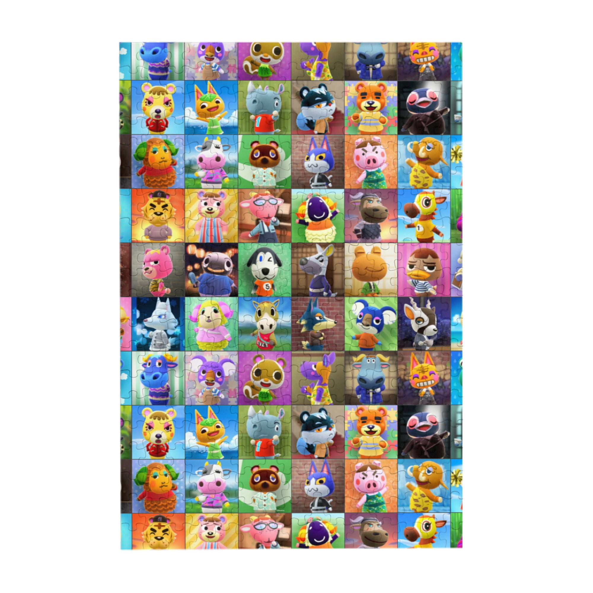 300 Pieces Animal Crossing Wooden Jigsaw Puzzles Educational ...