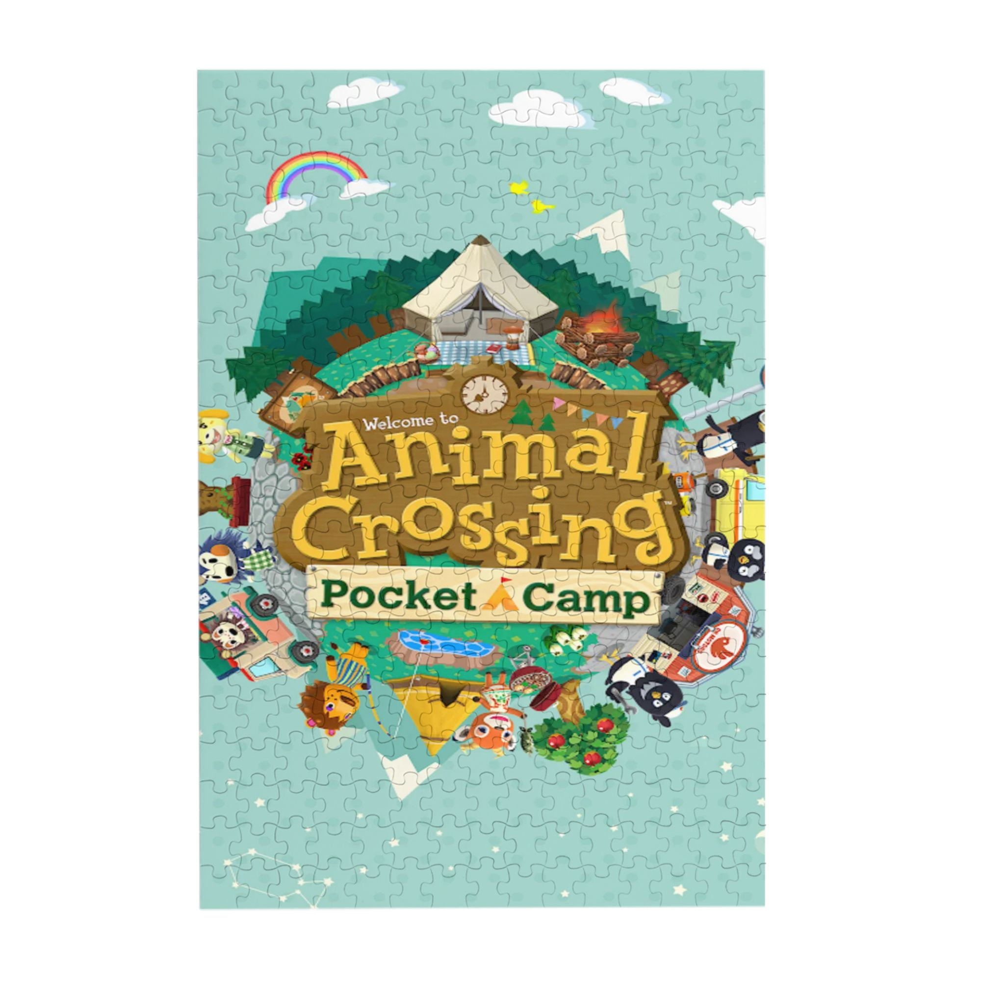 300 Pieces Animal Crossing Wooden Jigsaw Puzzles Educational ...