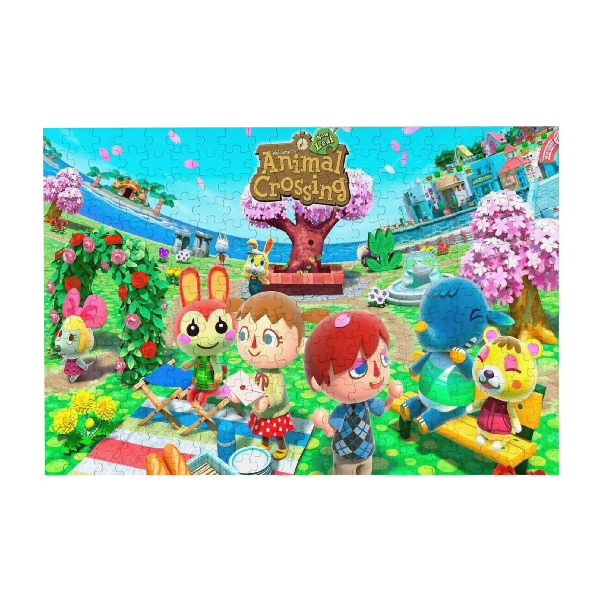 300 Pieces Animal Crossing Wooden Jigsaw Puzzles Educational ...