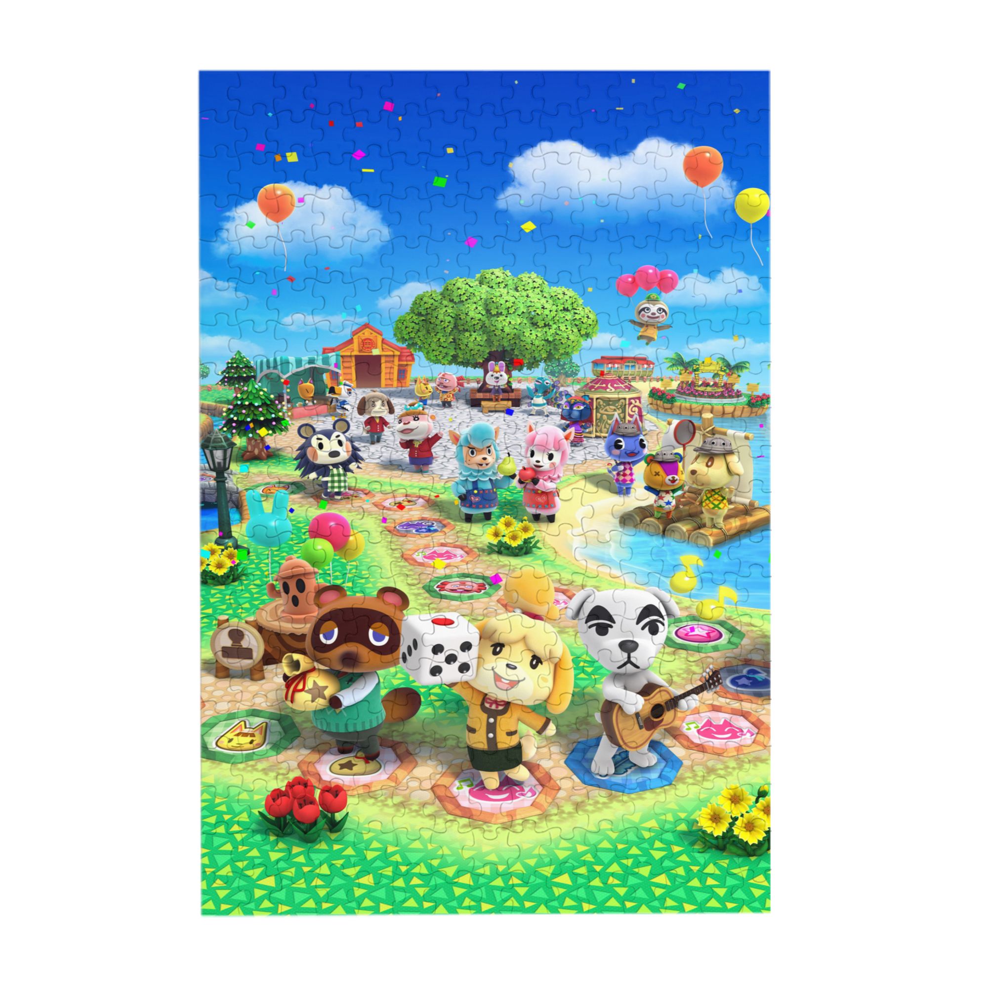 300 Pieces Animal Crossing Wooden Jigsaw Puzzles Educational ...