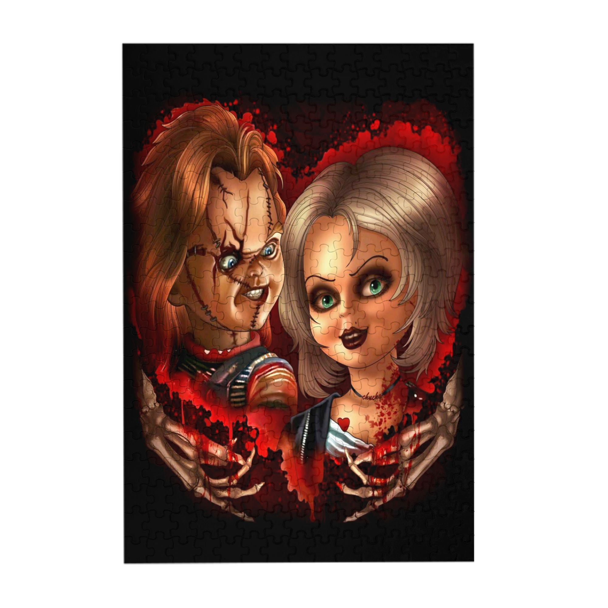 300 Pieces Bride of Chucky And Tiffany Puzzle for Adults and Teenagers ...