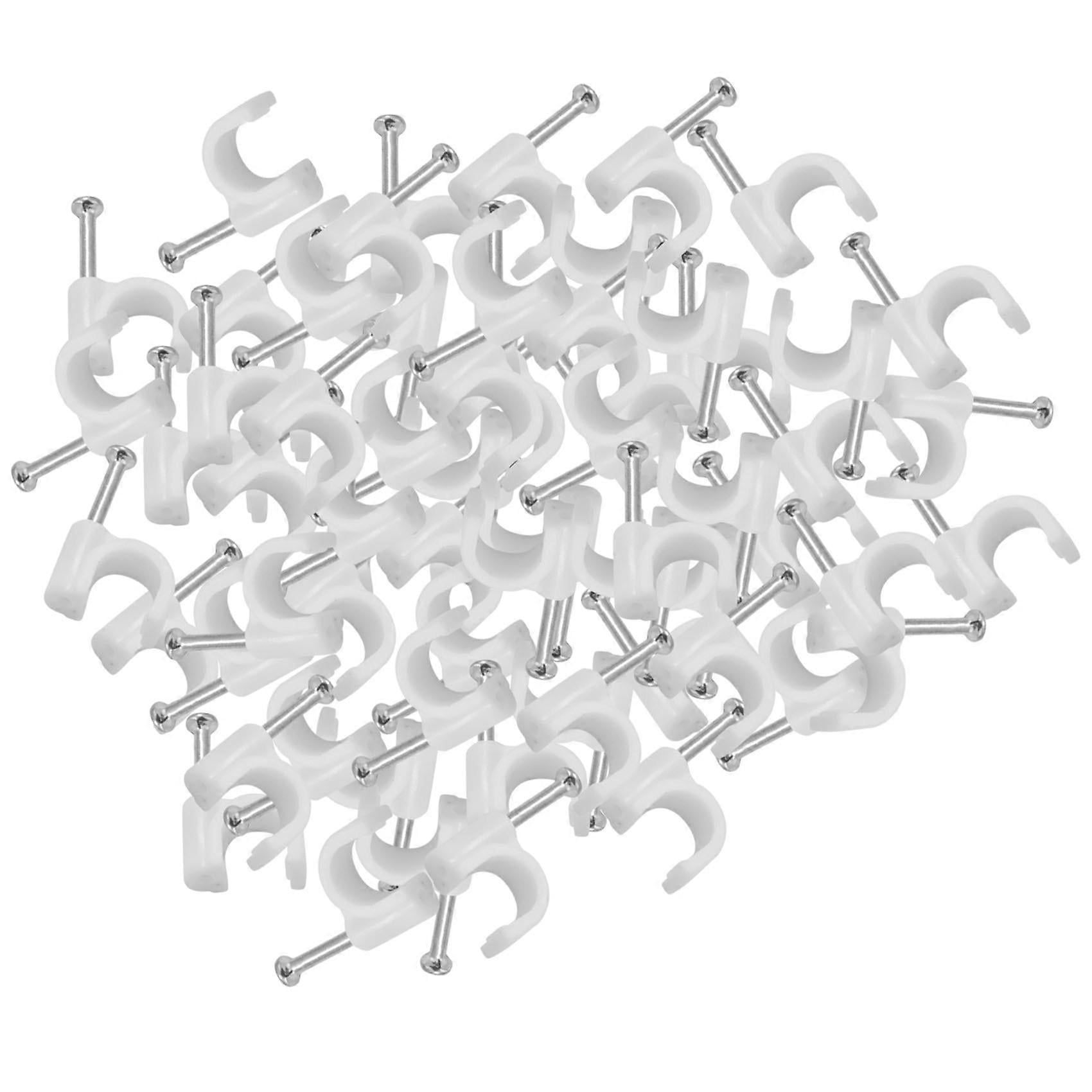 300 Pieces Cable Staple Clips Wall Wire Staple Fixtures Compatible with ...