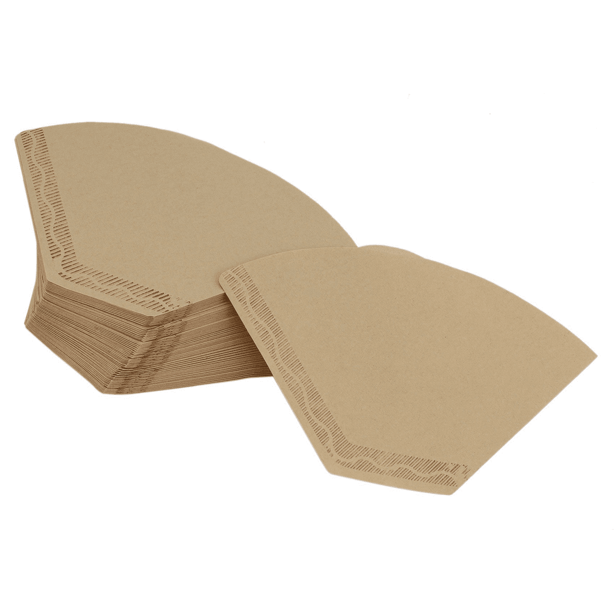 300 Pieces Eco-Friendly Unbleached Original Wooden Hand Drip Paper ...